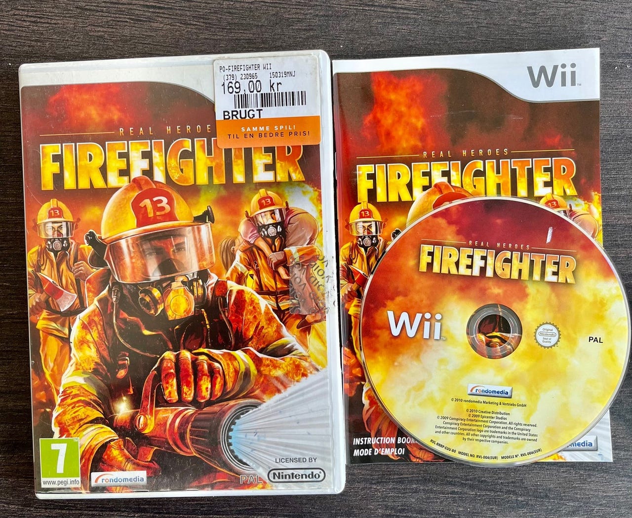 Firefighter, Nintendo Wii, action spil bekæmp brande Action spil | DBA