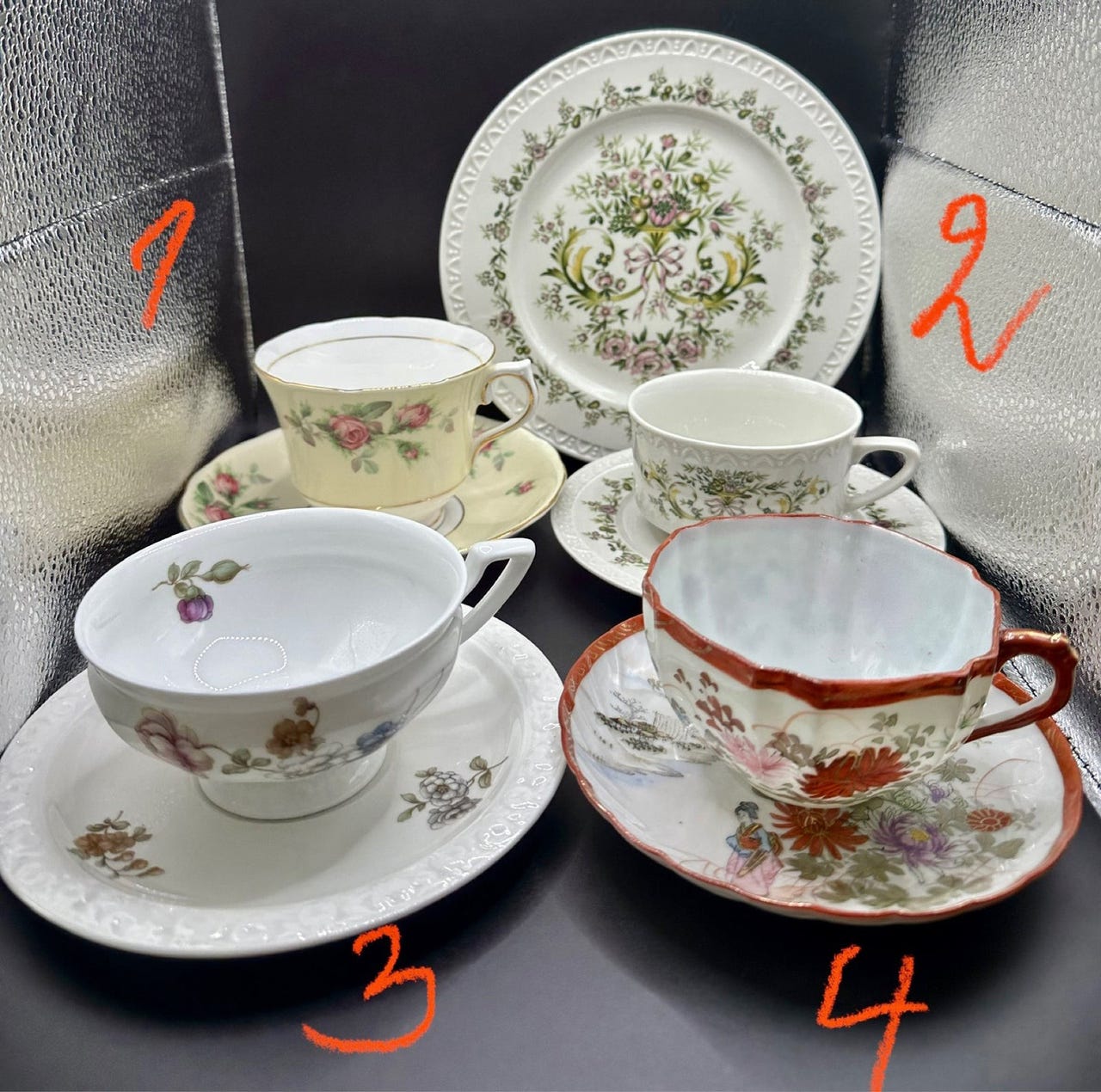 Ubrugte tekopper af porcelæn, BONE CHINA … | DBA