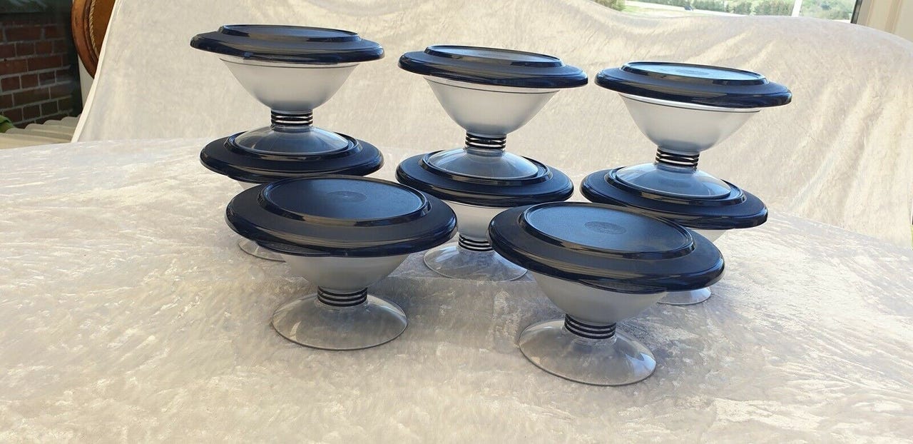 Dessert/cocktail glas, Tupperware | DBA