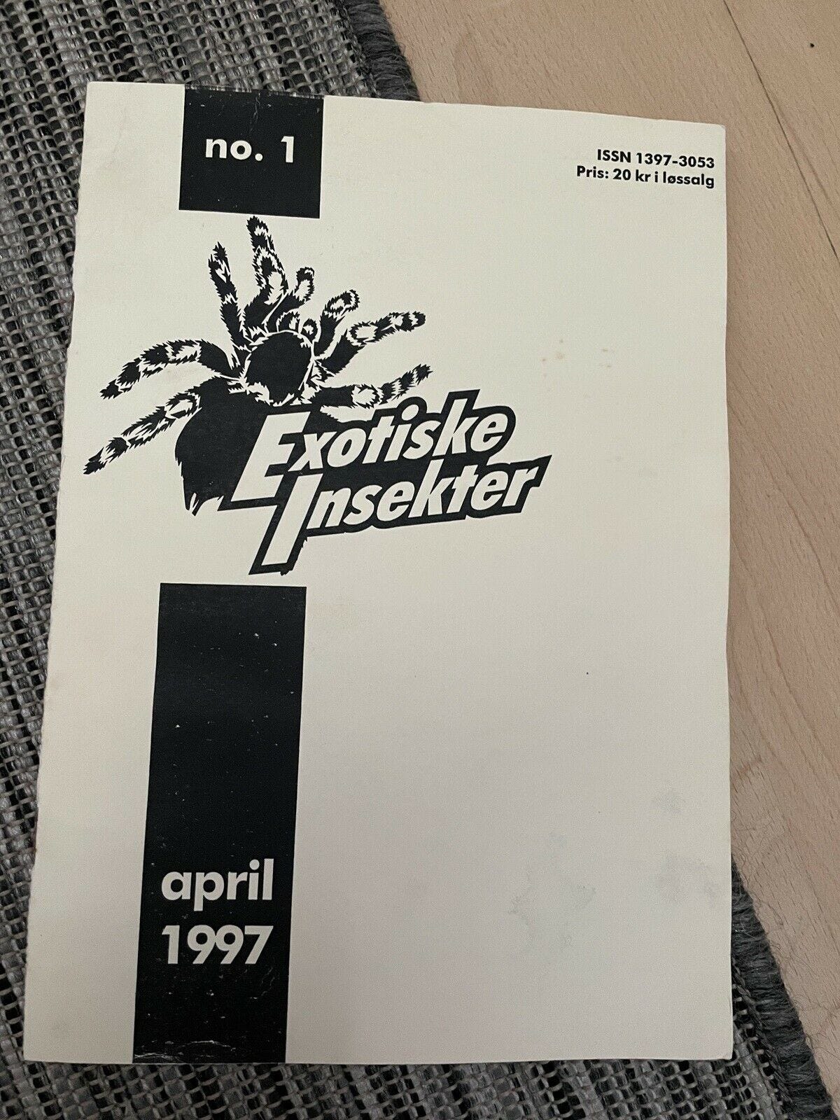 Andet krybdyr, Exotiske insekter medlemsblade | DBA