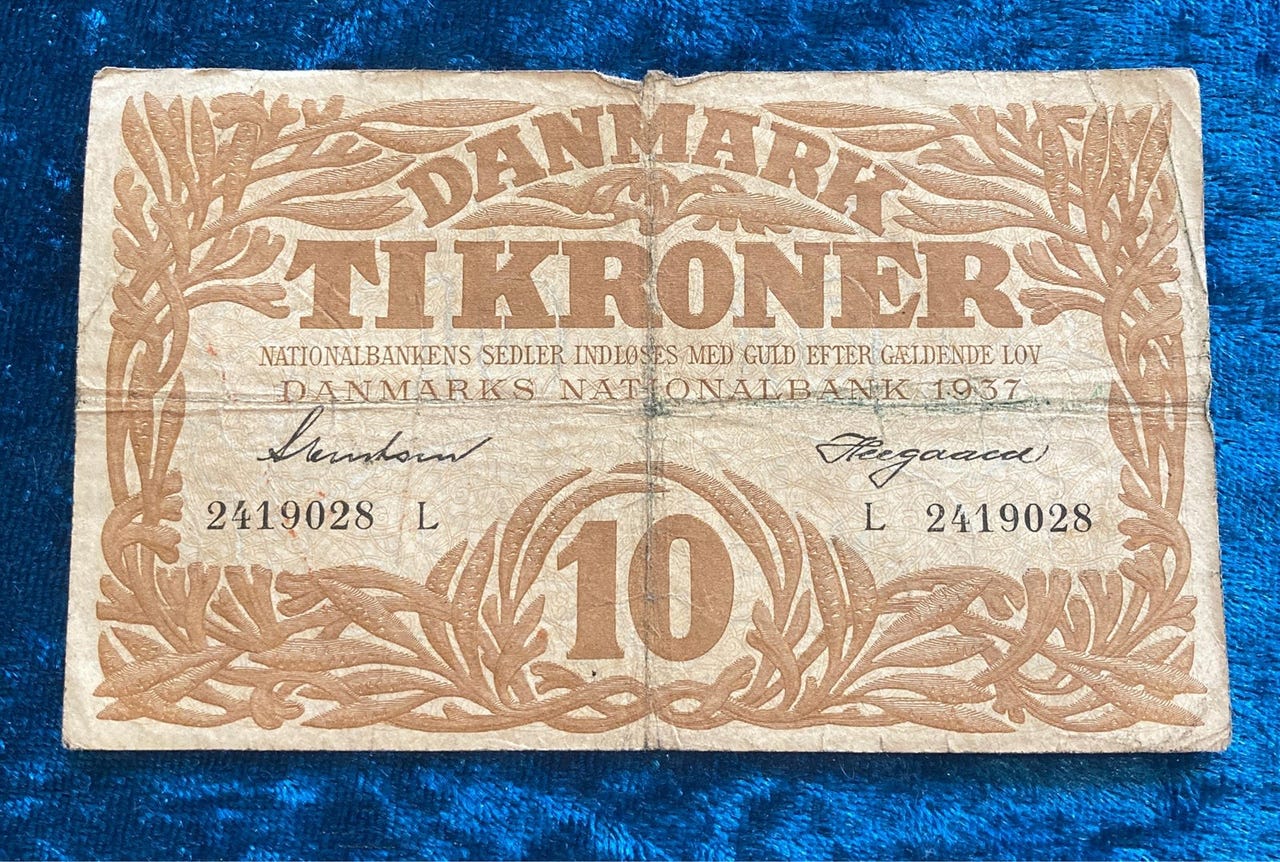 Danmark, sedler, 10 kr | DBA