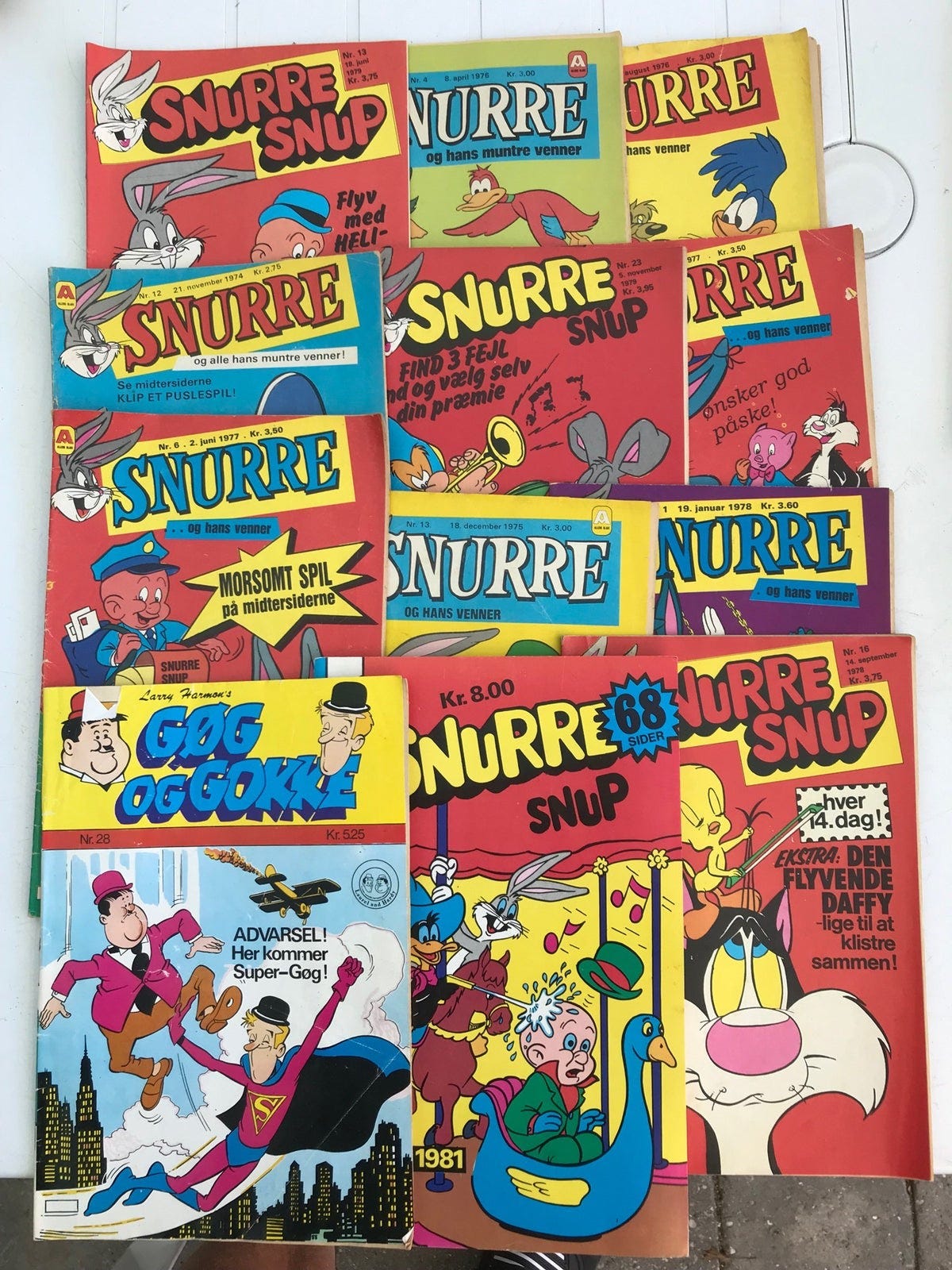 Snurre Snup og en enkelt Gøg og Gokke., Tegneserie | DBA