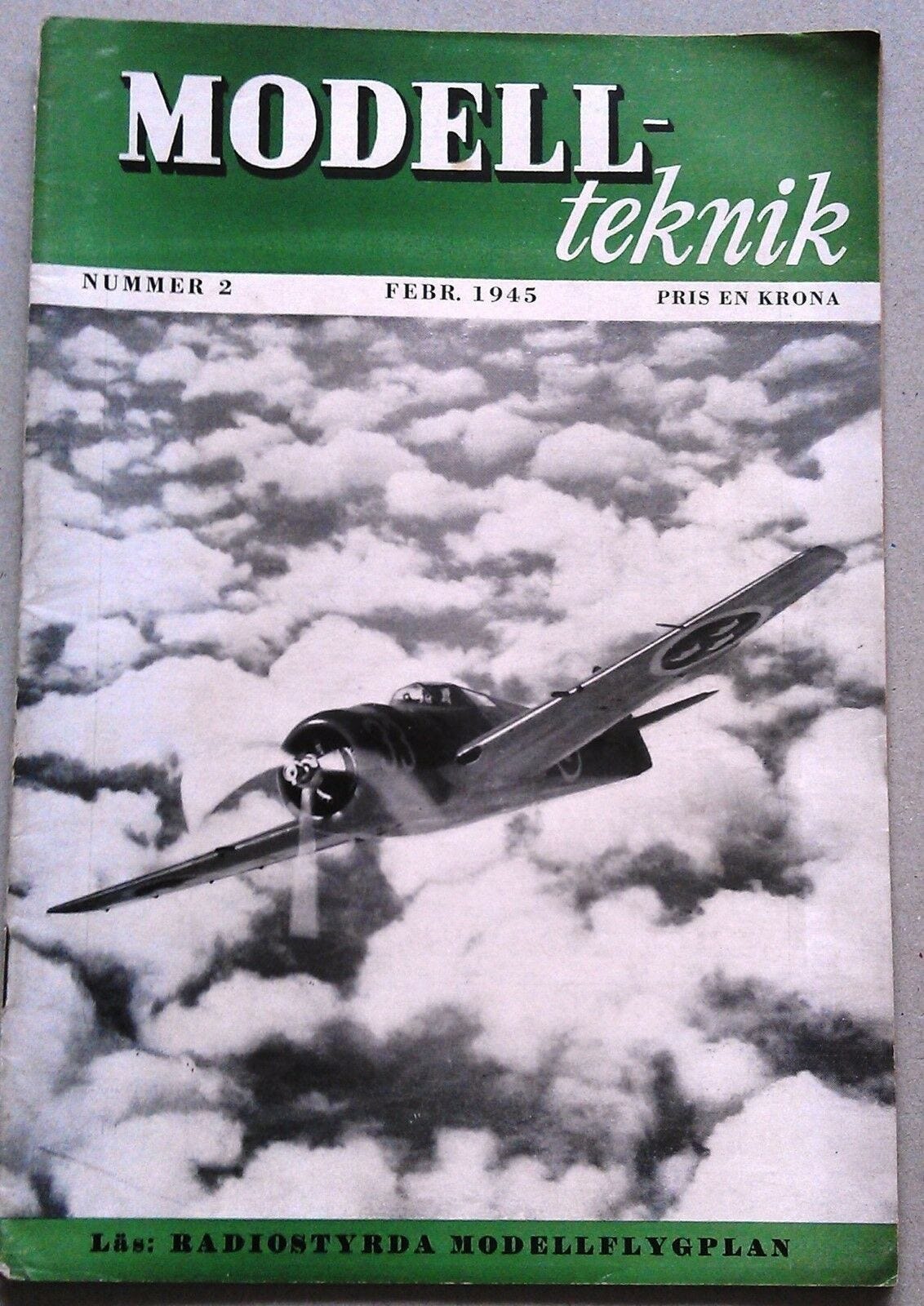 Modell-teknik, Nr 2, 1945 | DBA