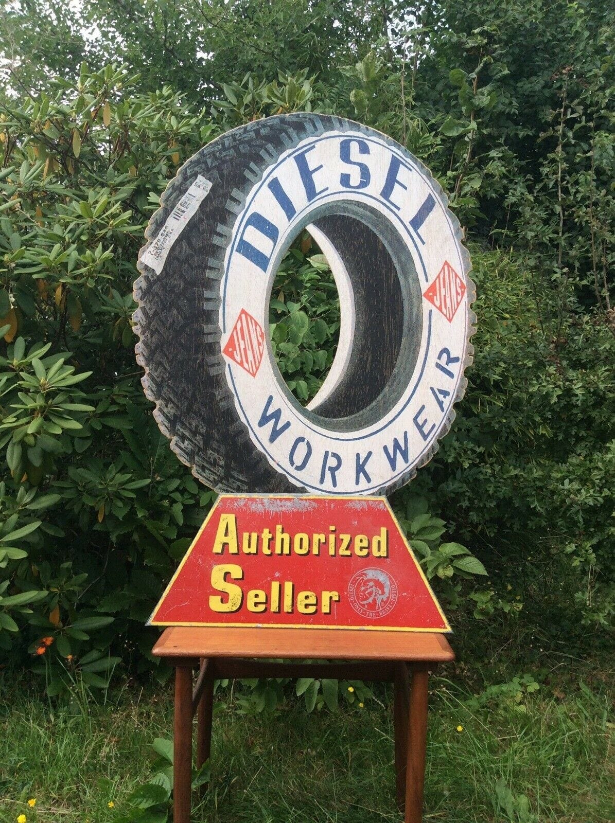 Plakater, Diesel reklame 88cm motiv på begge sider vintage | DBA