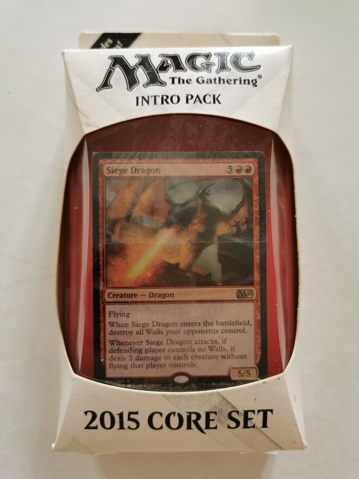 Samlekort, Magic the gathering intro pack 2015 RØD | DBA