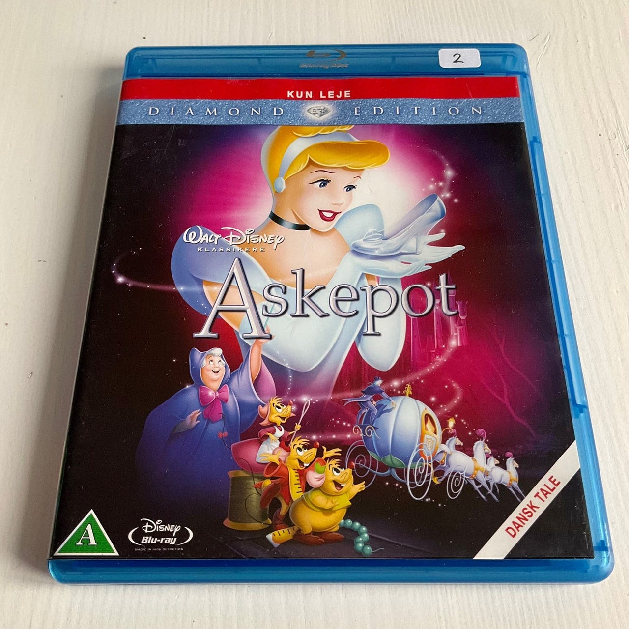 Disney Klassikere 12: Askepot, Blu-ray, tegnefilm | DBA