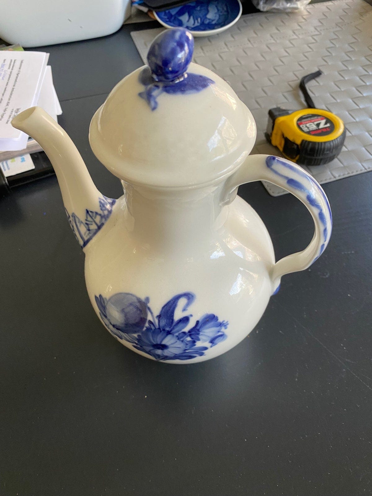 Kaffe kande, Blå Blomst | DBA