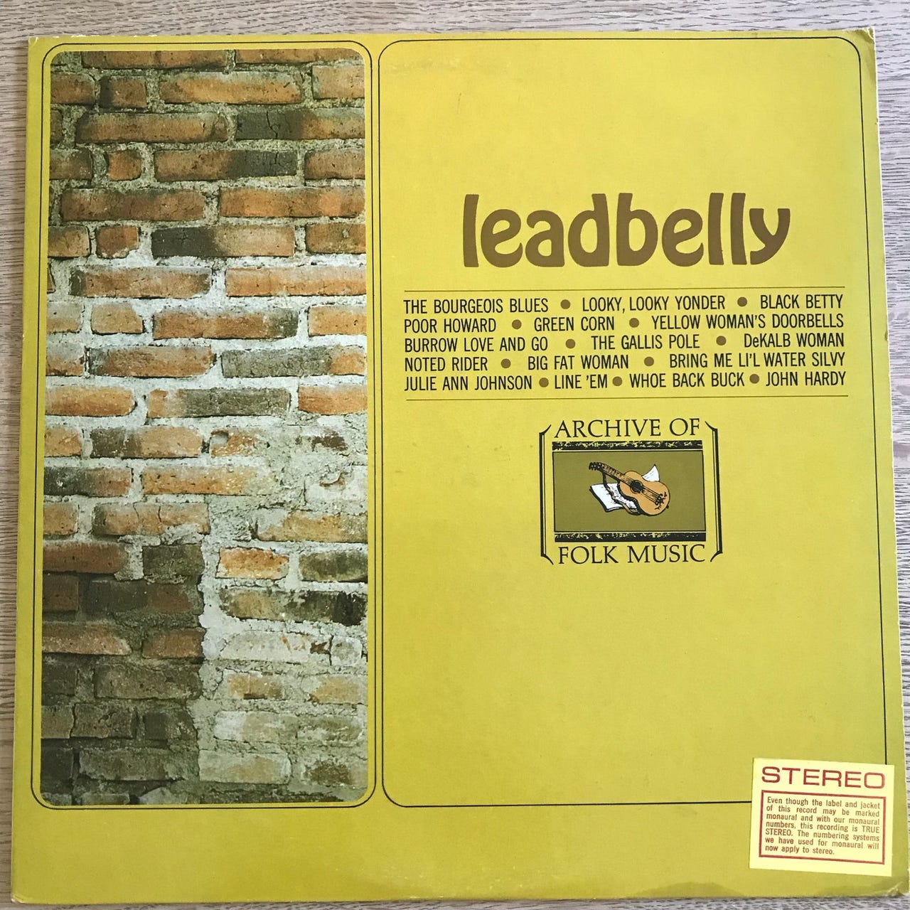 LP, Leadbelly, Samme | DBA