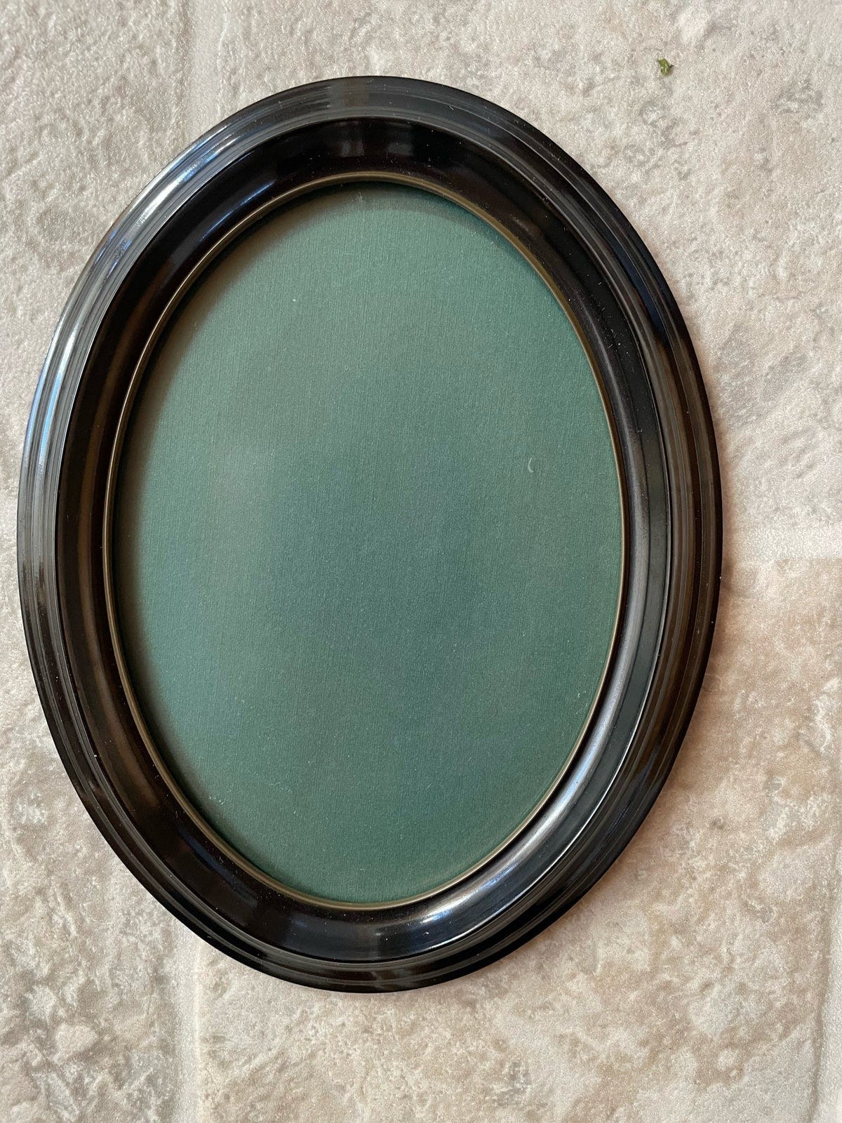 Billede ramme i sort, Ovale, God | DBA