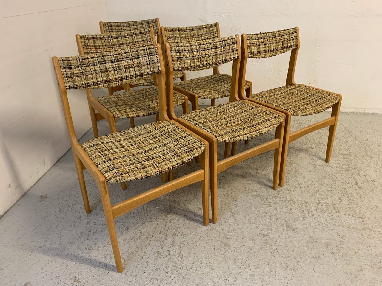 Spisebordsstole, retro, 6 stk. | DBA