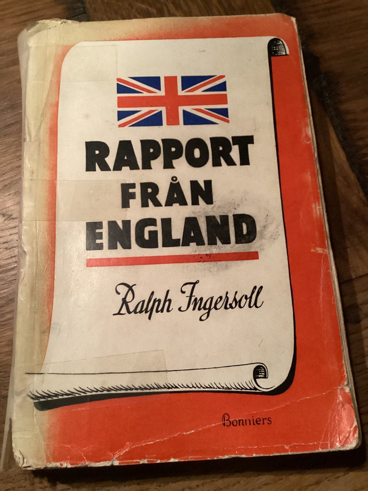 Rapport från England, Ralph Ingersoll | DBA