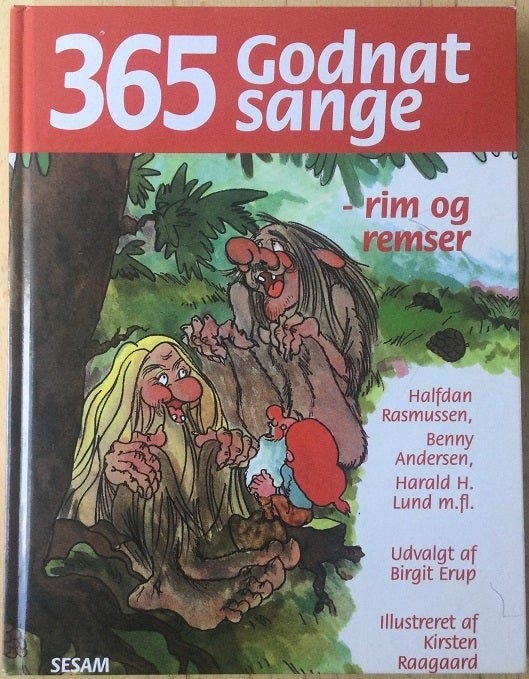 365 godnatsange - rim og remser, Halfdan Rasmussen m.fl. | DBA