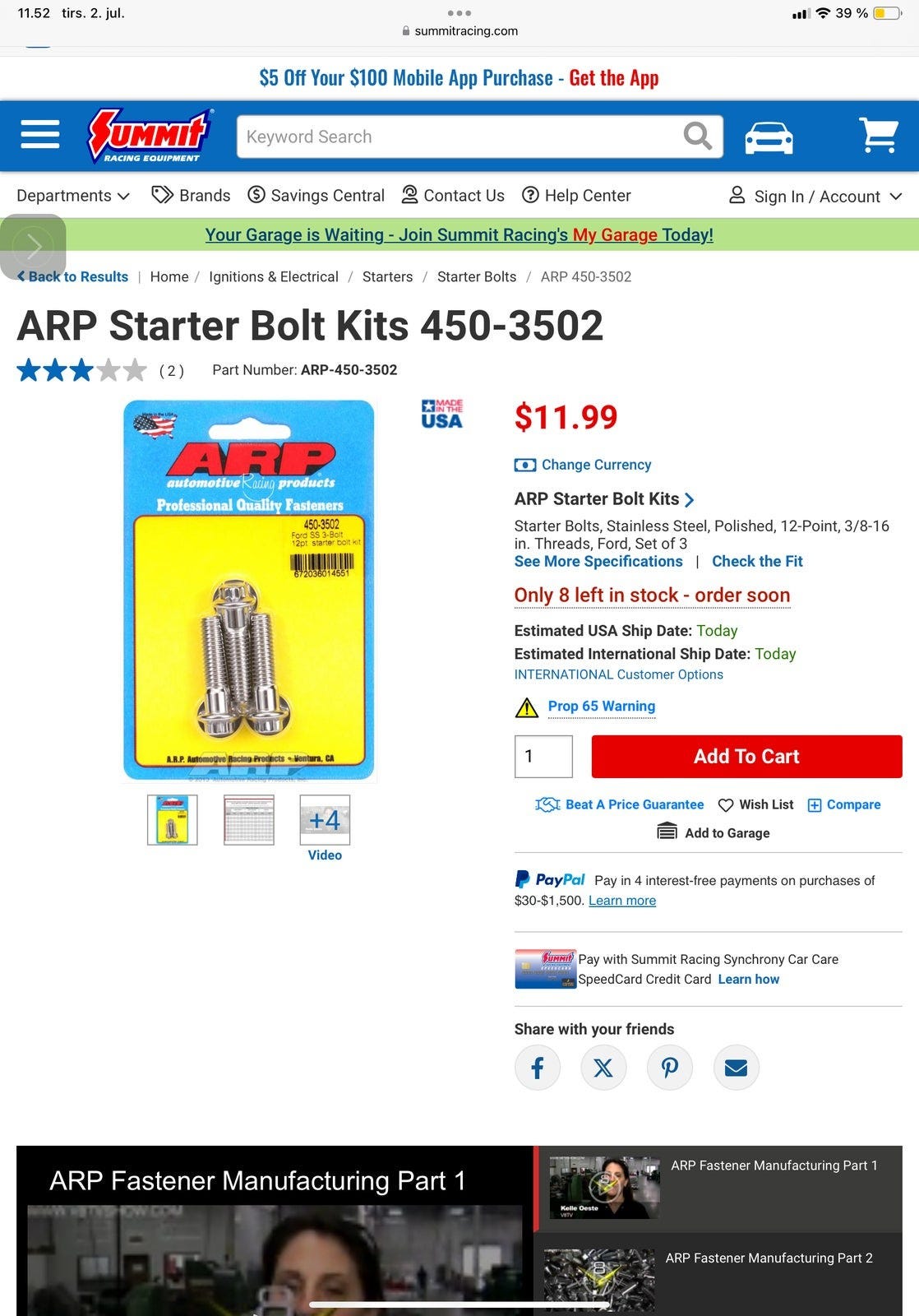 Ford Ford 3-bolt | DBA