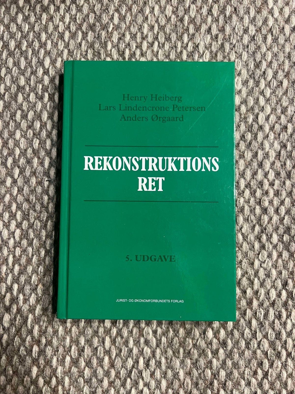 Rekonstruktionsret - Studiebog til cand.merc.aud, Henry Heiberg m.fl ...