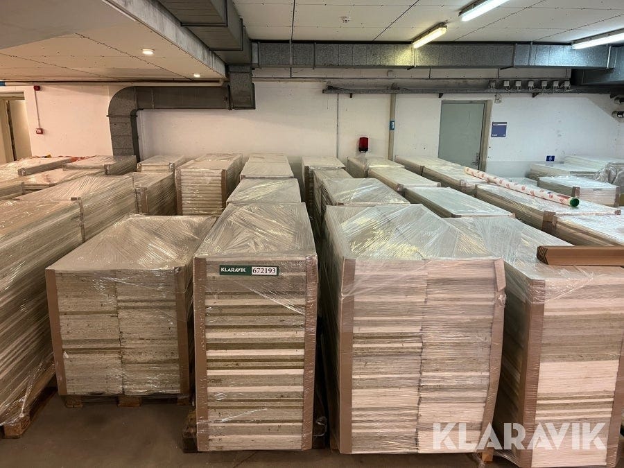 Loft plader Rockfon 1490x595mm 4 paller | DBA