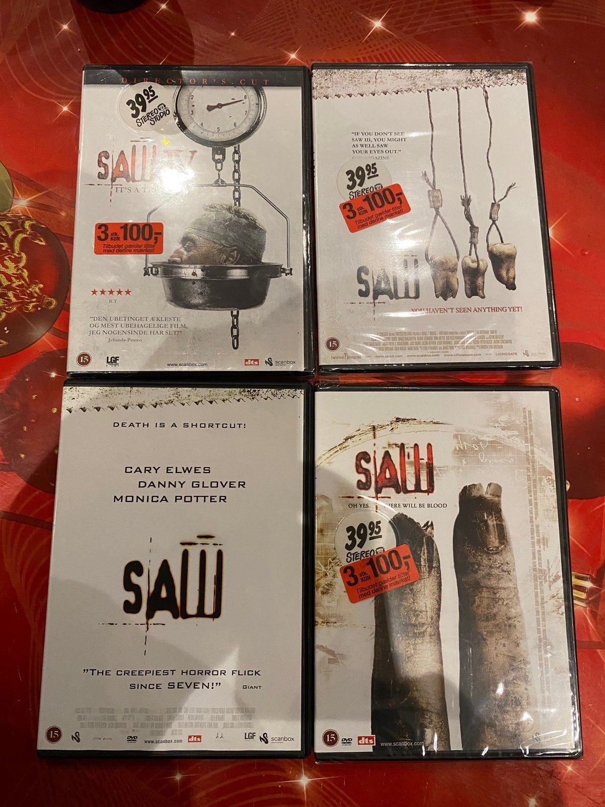 4 dvd-film, DVD, andet | DBA