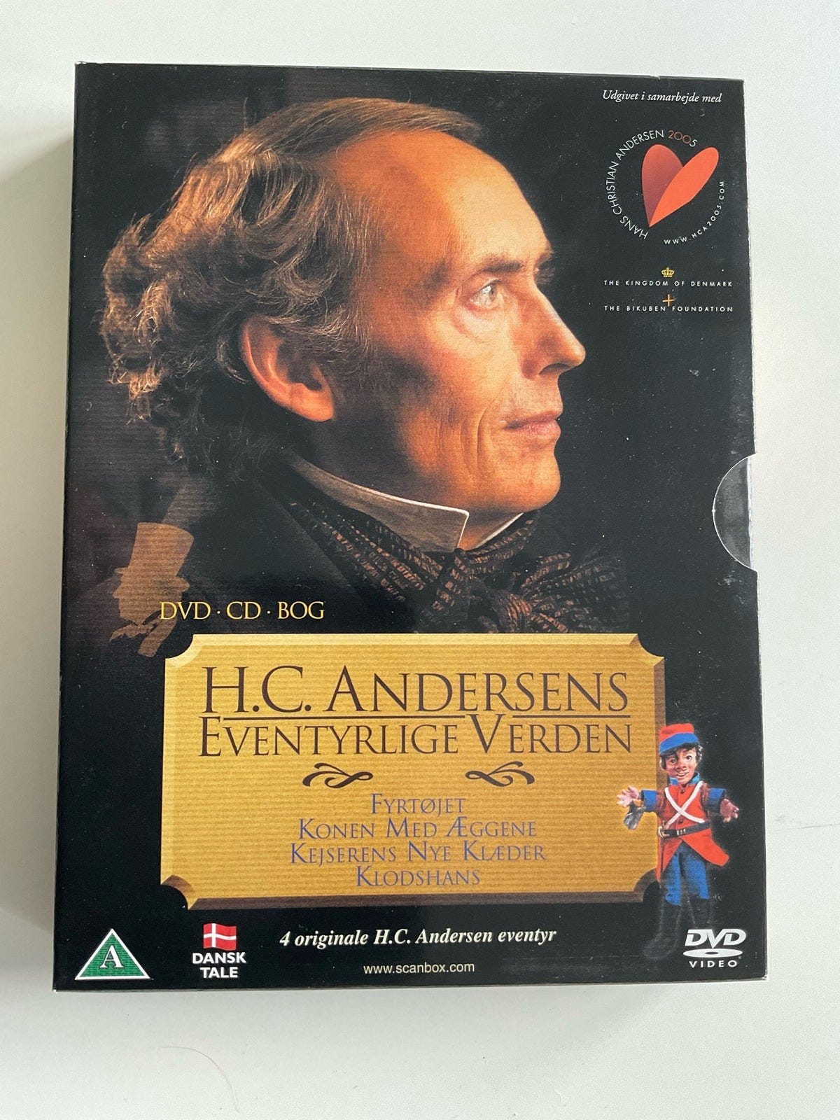 H.C. Andersens Eventyrlige Verden 1 ( dvd+bog), DVD, eventyr | DBA