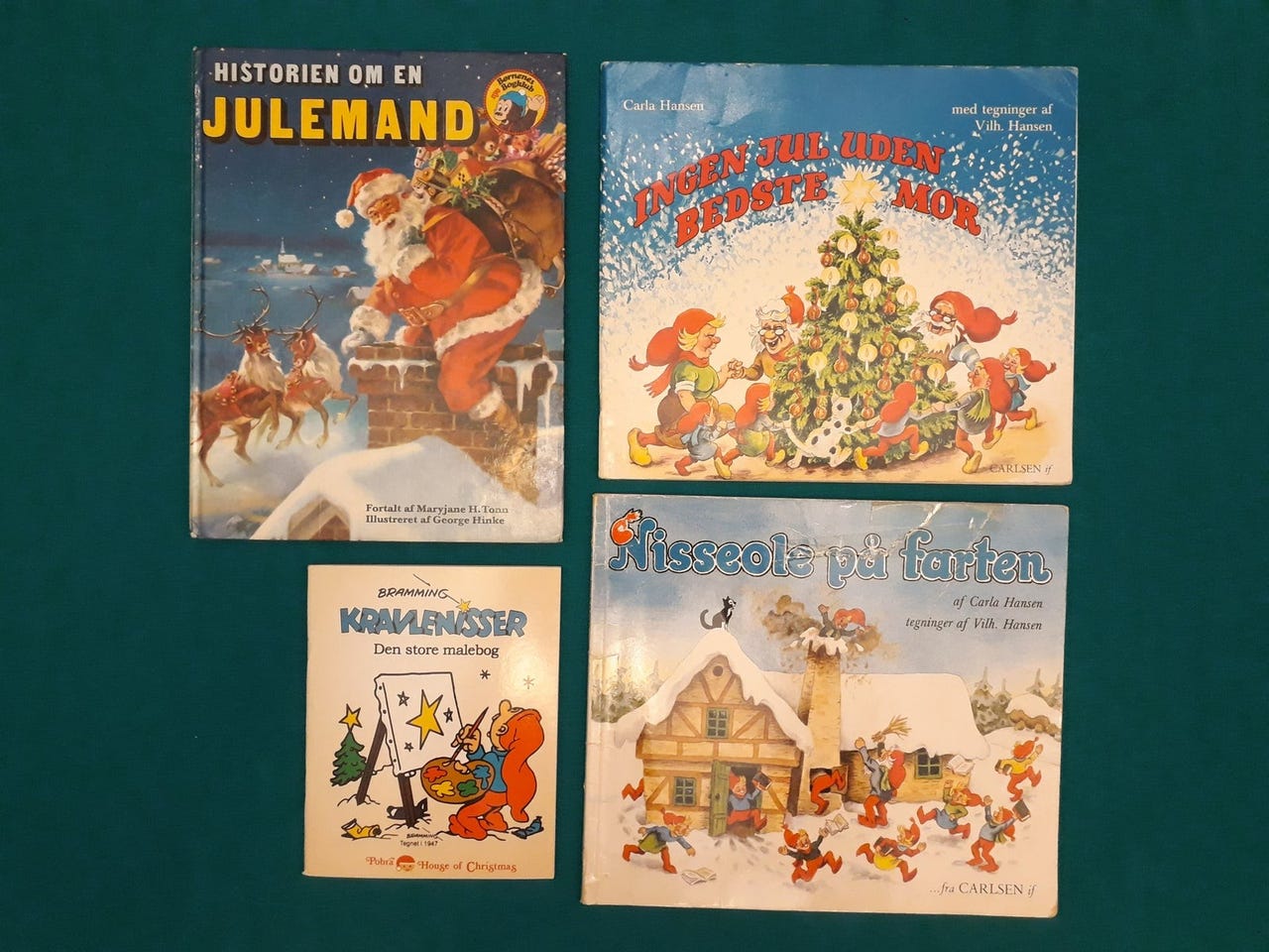 3 Julebøger & 1 Jule Malebog | DBA