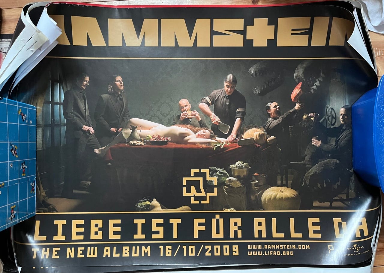 Plakater, Rammstein Liebe Ist Für Alle Da wall poster | DBA