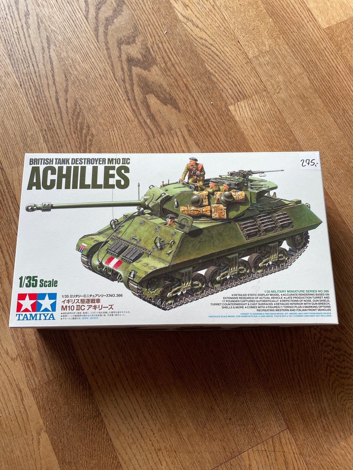Byggesæt, Tamiya Achilles British Tank Destroyer M10 IIC, skala 1/35 | DBA
