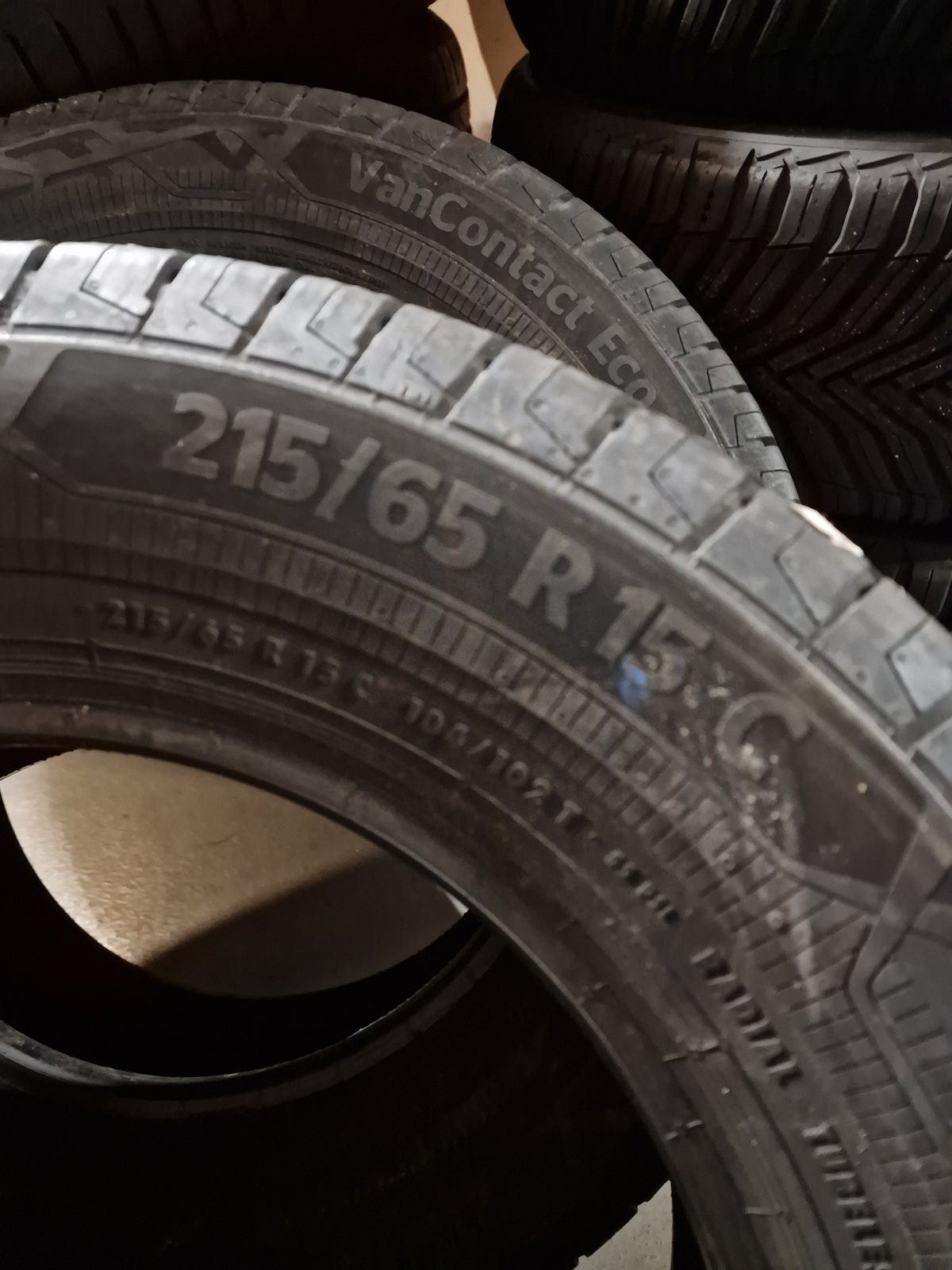 Sommerdæk, Continental, 215 / 65 / R15 | DBA