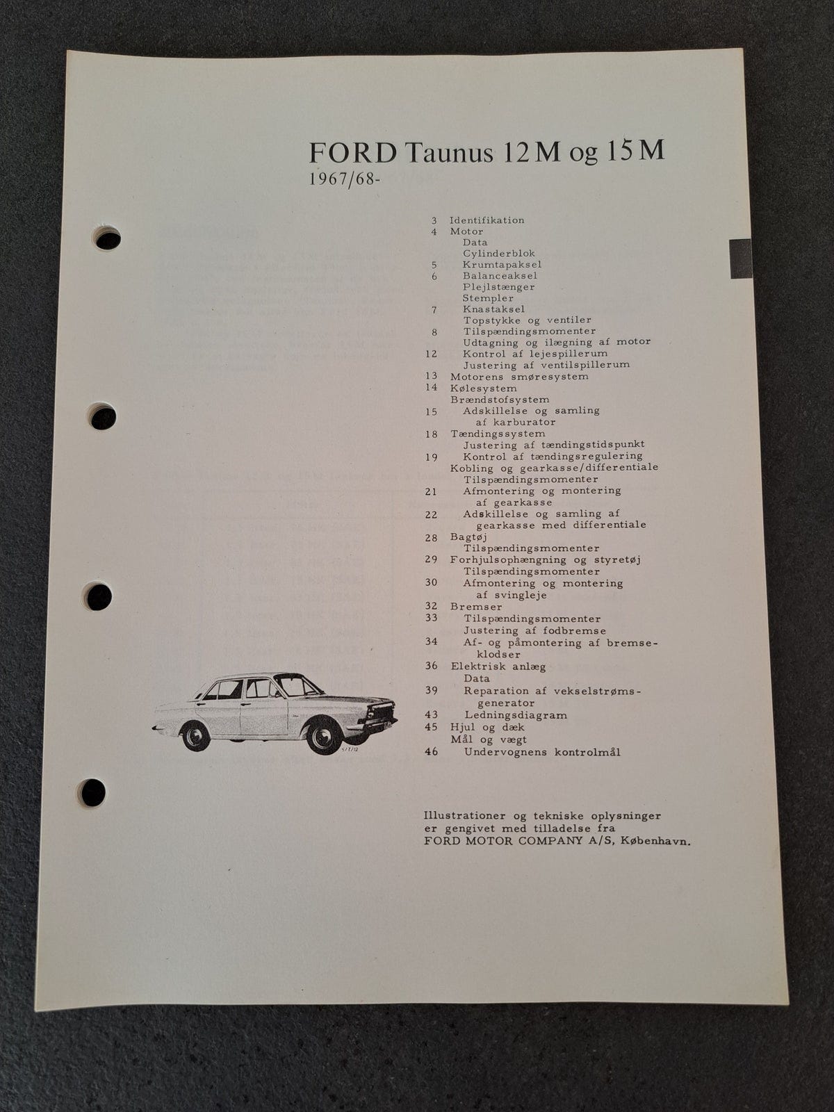 Ford Taunus 12 M & 15 M, Ivar, emne: bil og motor | DBA