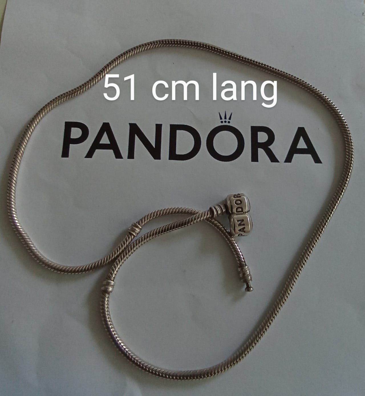 Halskæde, sølv, Pandora | DBA