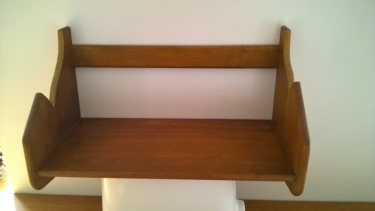 Retro Hylde, Vintage Teak Natbord, Væghængt Sengebord | DBA