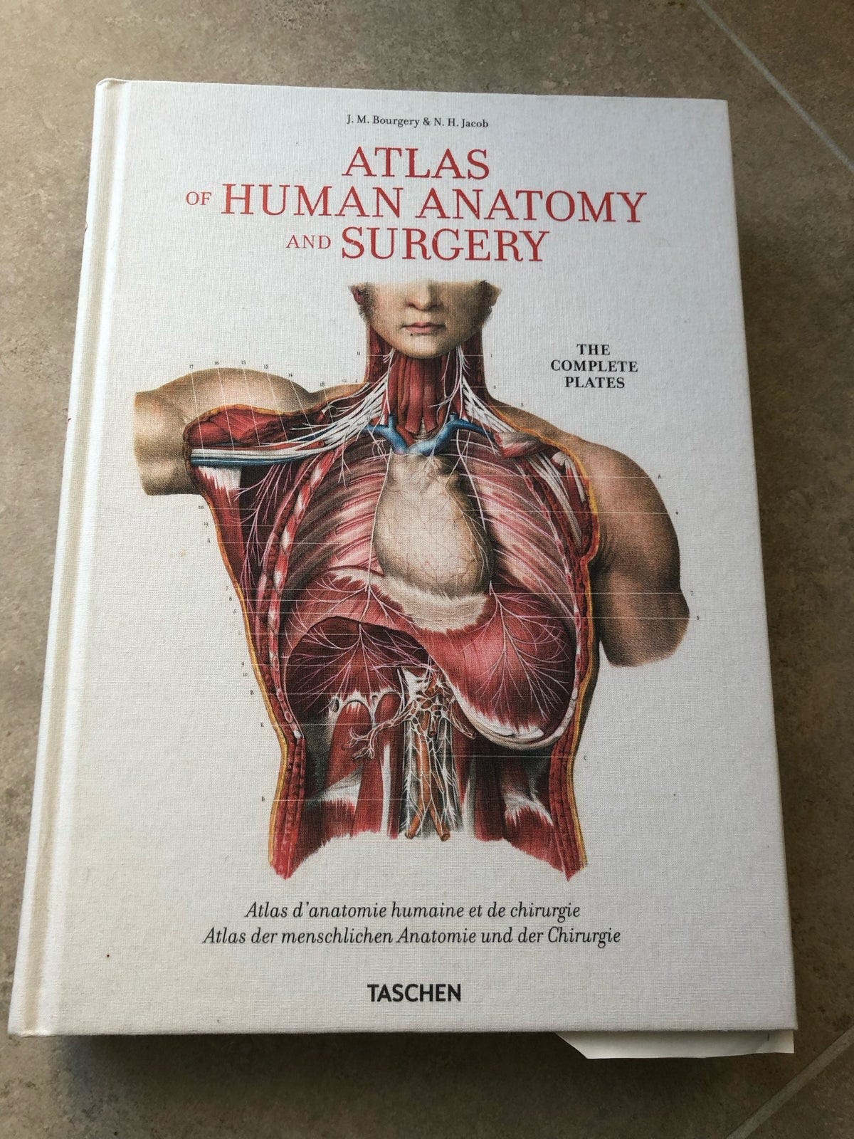 Atlas of Human Anatomy and surgery, J.M. Bourgery & N.H.Jacob, emne ...