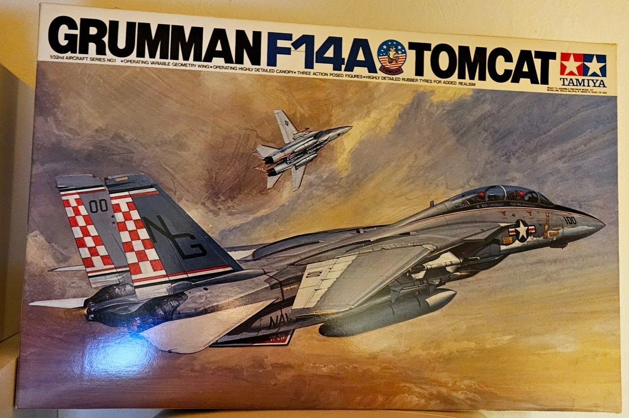 Modelfly, Tamiya Grumman F14A Tomcat, skala 1/32 | DBA