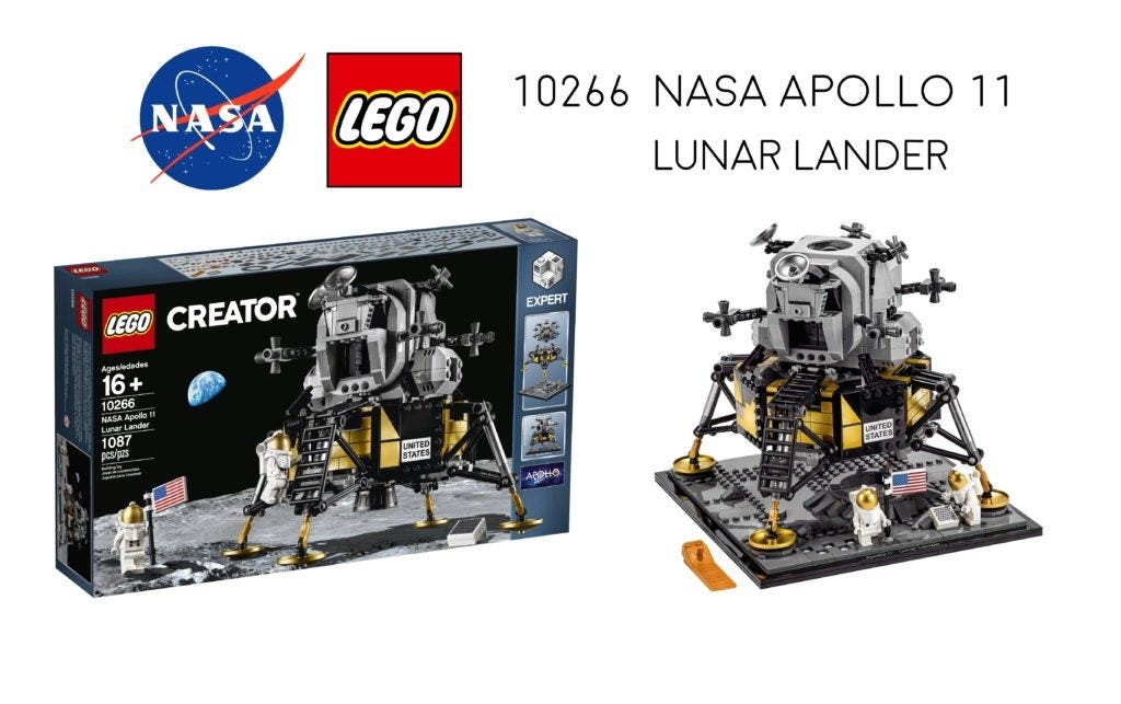Lego Exclusives, Apollo 11 Lunar Lander 10266 | DBA