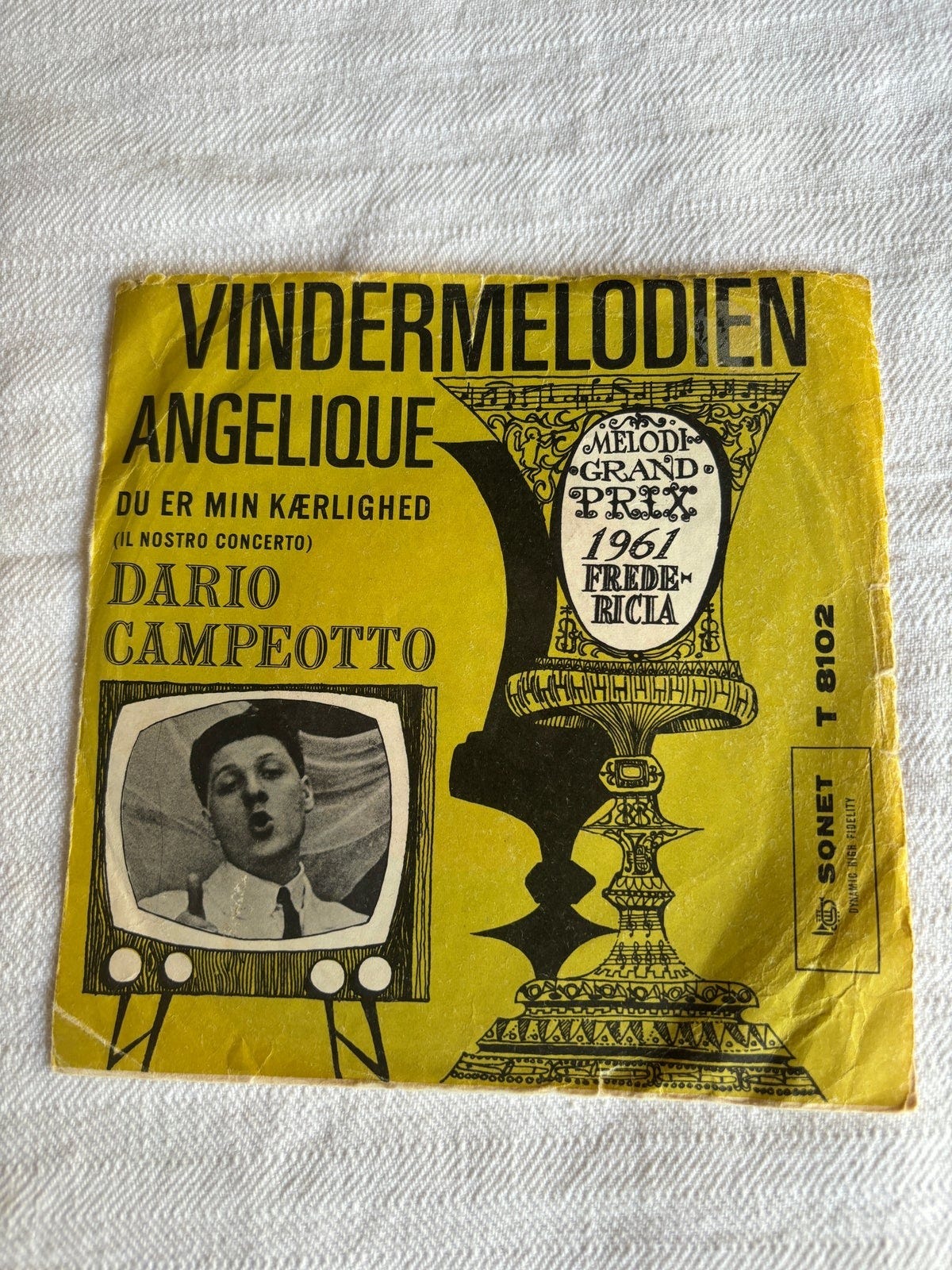 Grammofonplader, Dario Campeotto Angelique -1961 | DBA