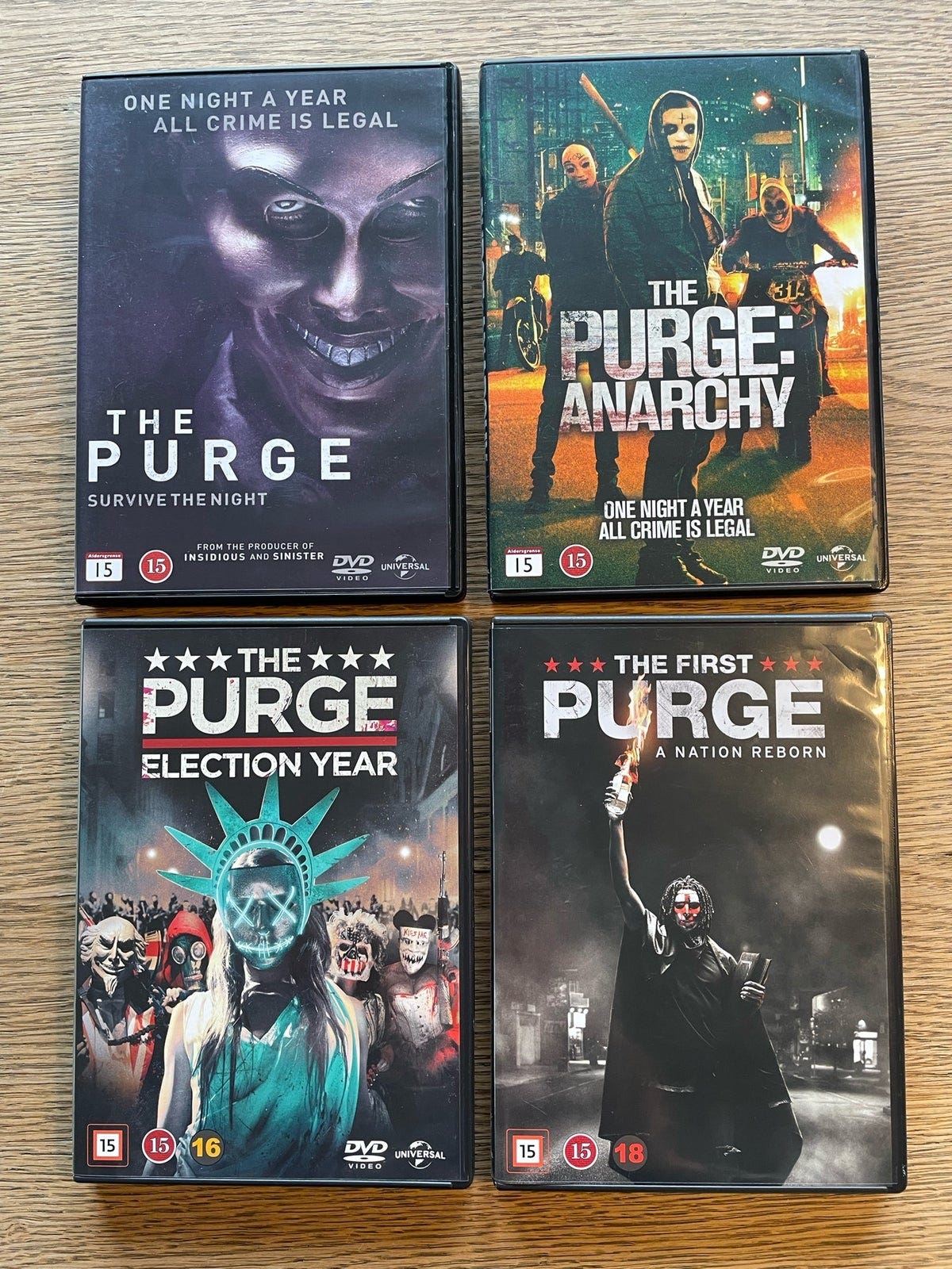 The Purge 1-4, DVD, action | DBA