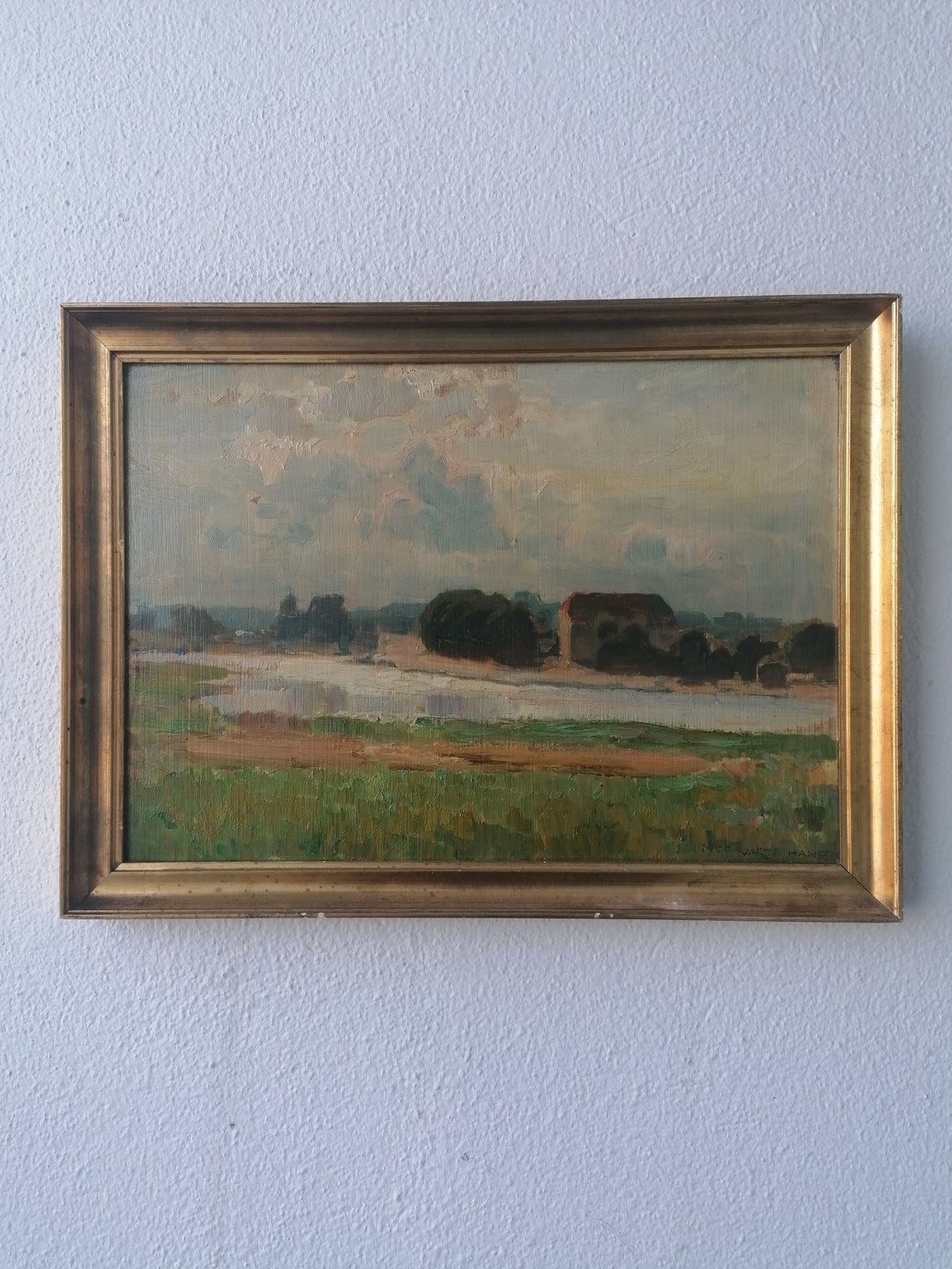 Oliemaleri, JAKOB HANSEN (1871-1949), motiv: Landskab | DBA