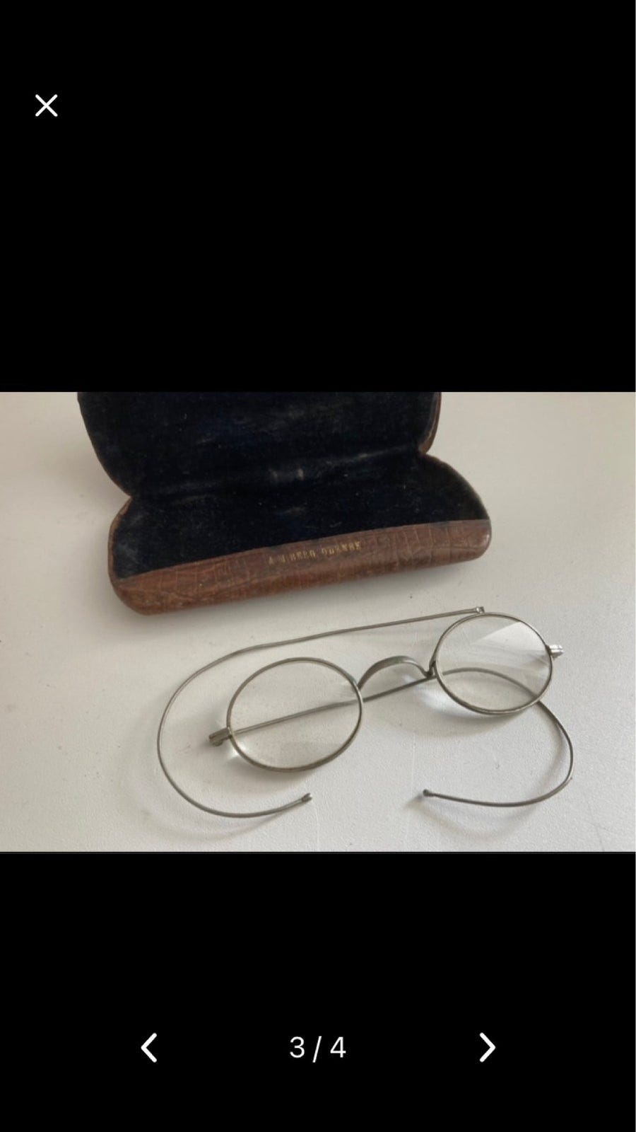 Gamle vintage briller m brilleetui | DBA