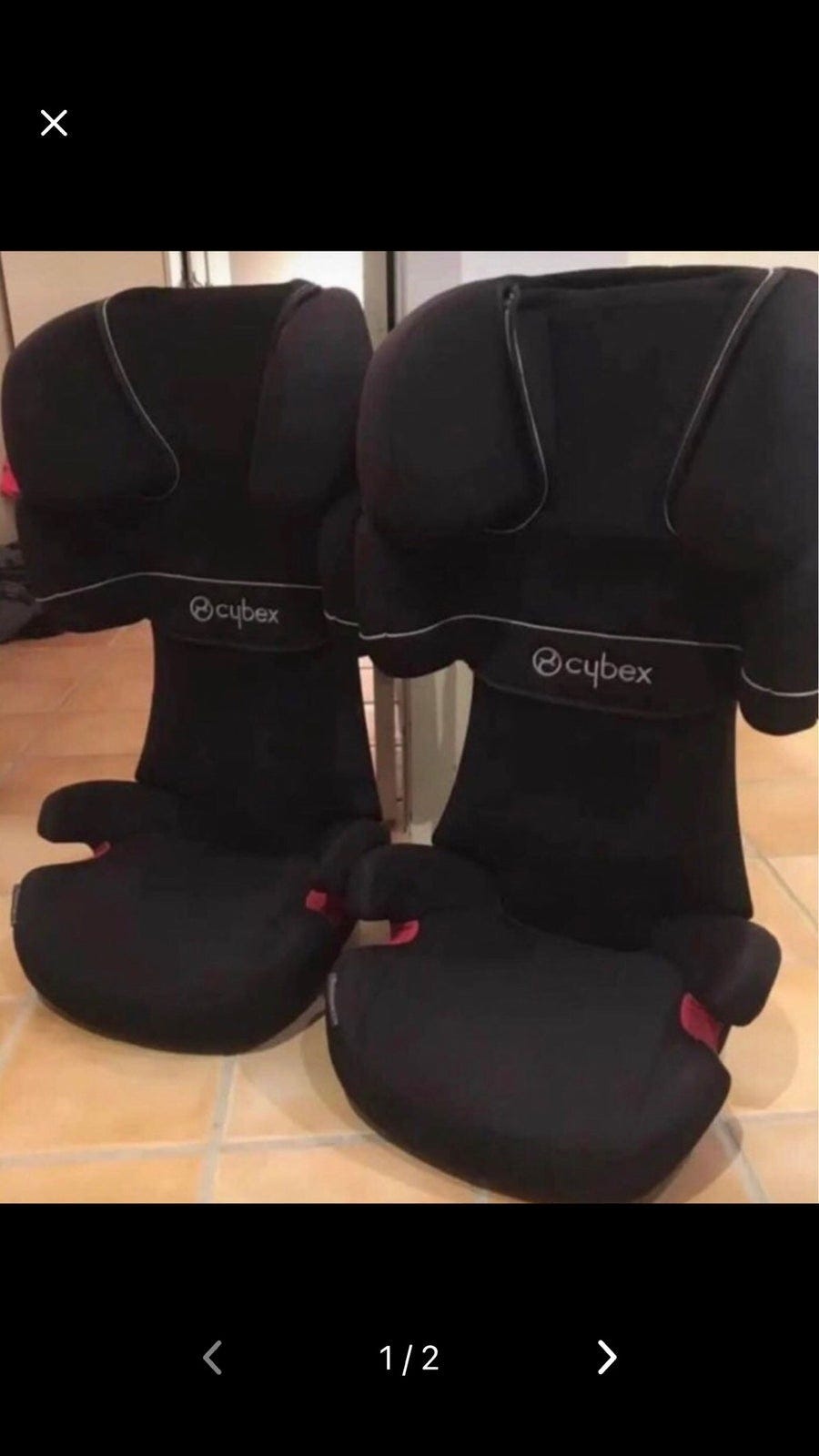 Autostol, op til 36 kg , Cybex Solution X2-fix 15-36kg | DBA