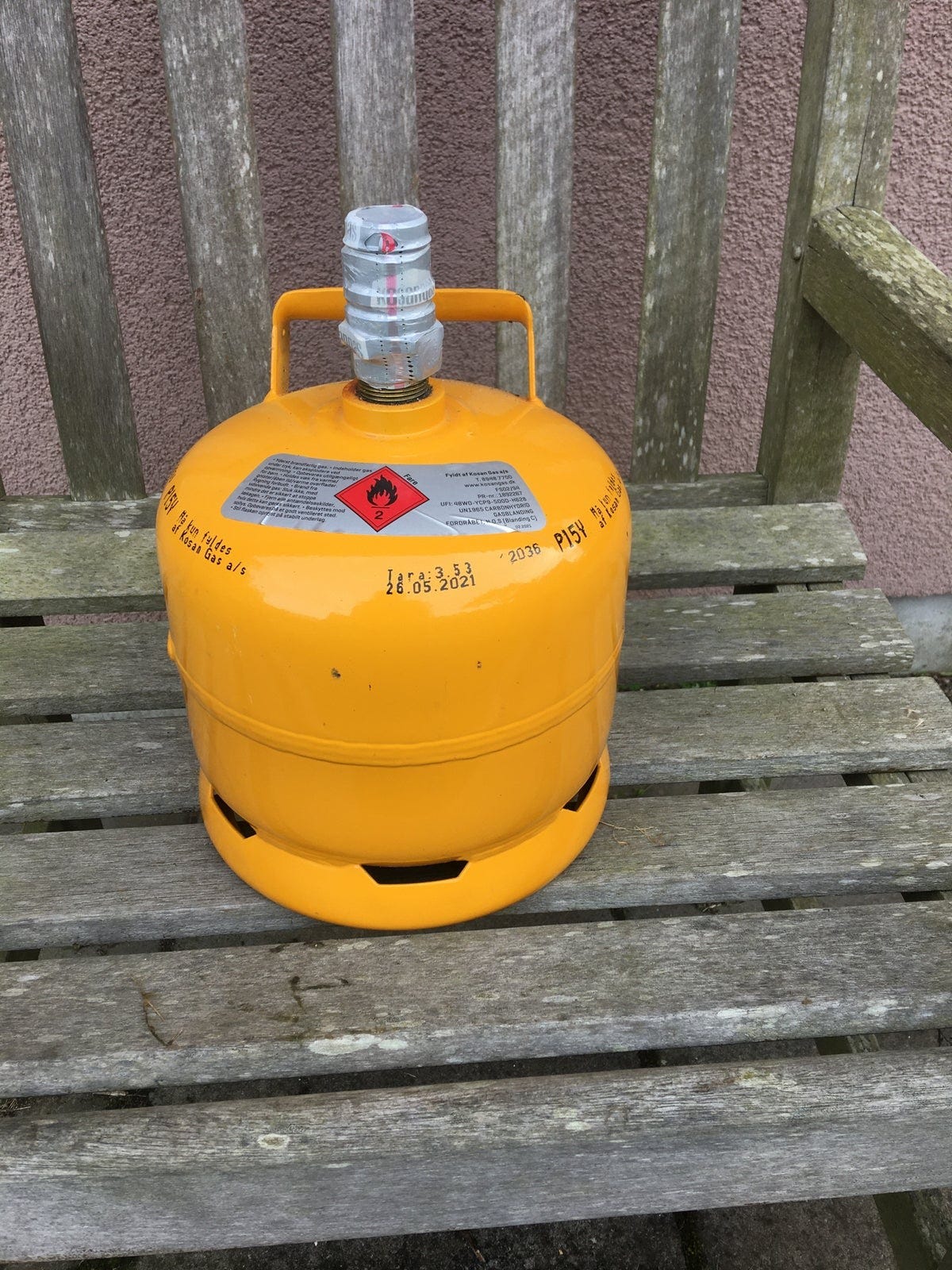 Gasflaske 2 kg. fuld | DBA