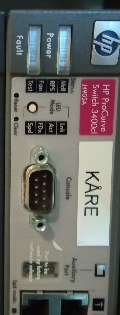 Switch, HP ProCurve 3400cl J4905A, 24 Gigabit Ethernet Por | DBA