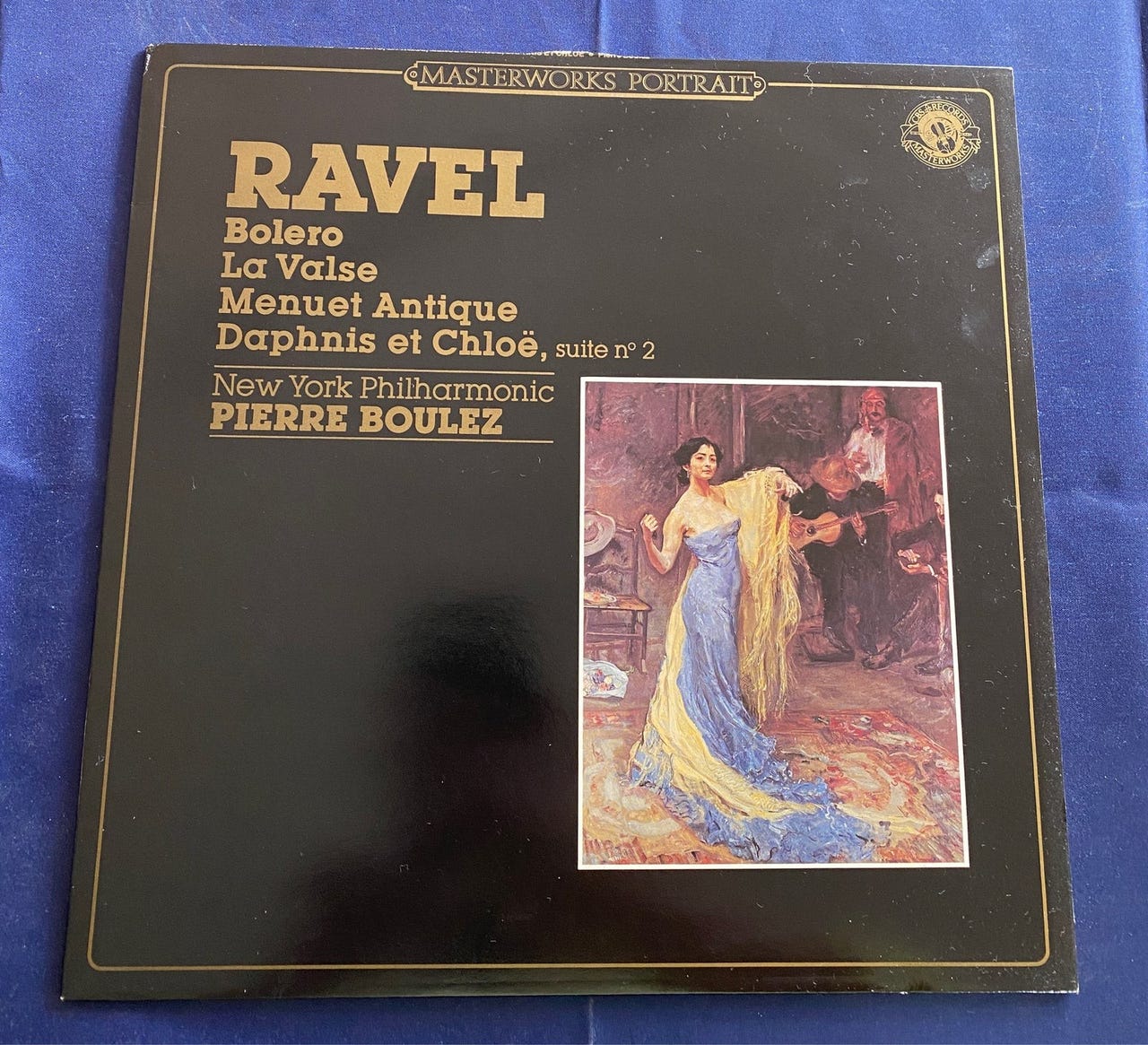 LP, Ravel - Boulez, Bolero - La Valse - Menuet Antique - Daphnis et Ch ...