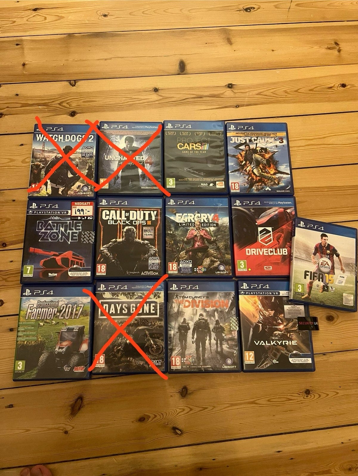 Spil sælges, PS4 | DBA