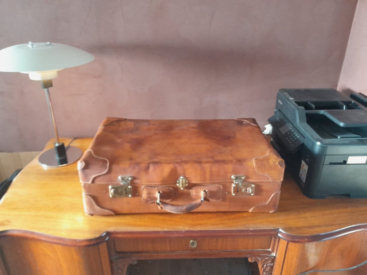 Kuffert, Læder kuffert, b: 72 l: 23 h: 44 | DBA