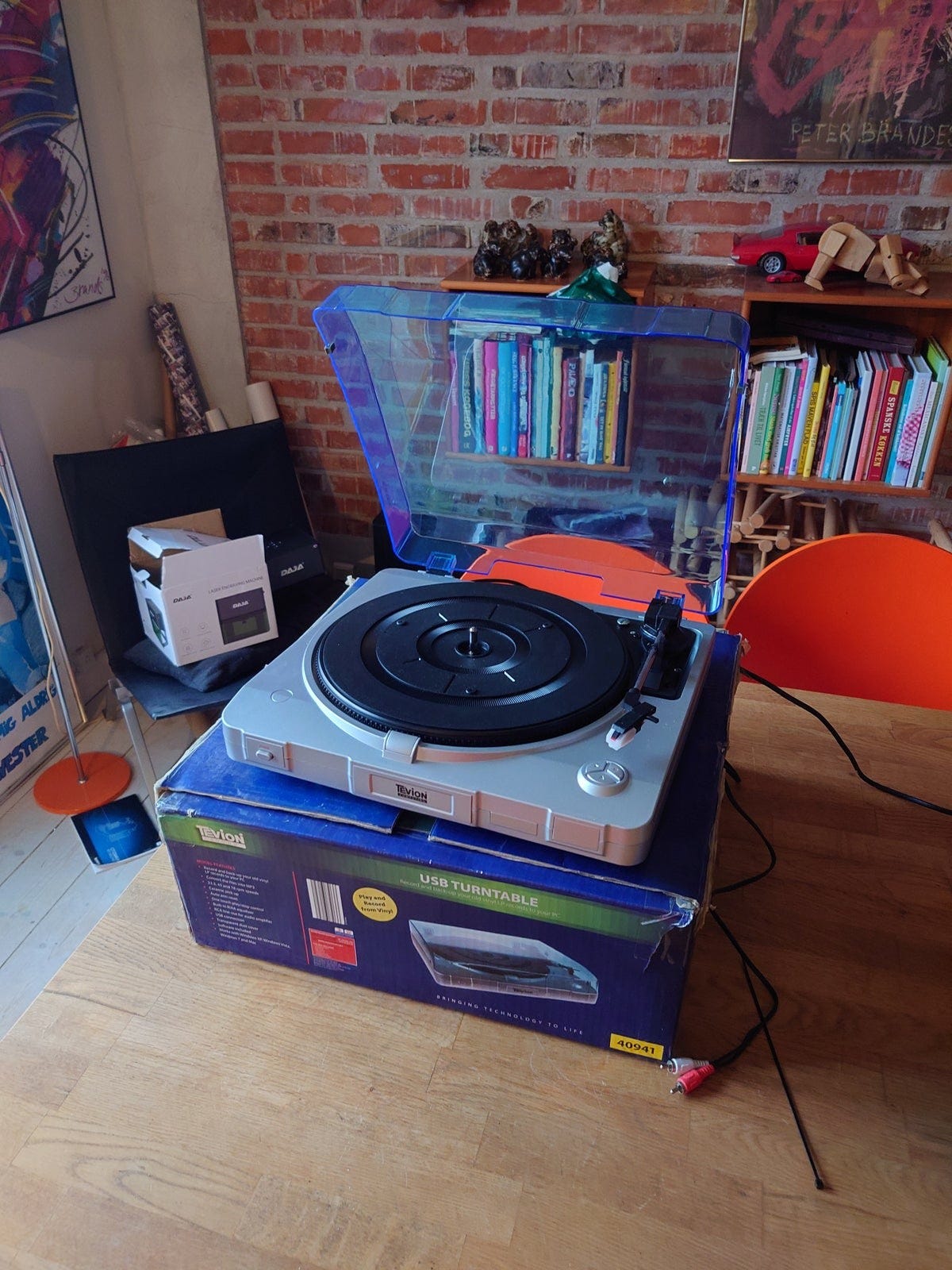 TEVION Pladespiller RIAA /USB /RCA | DBA