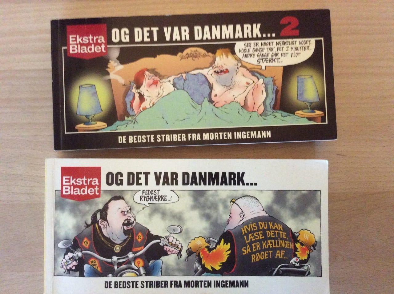 Morten Ingeman Og det var Danmark nr 1 + 2, Tegneserie | DBA