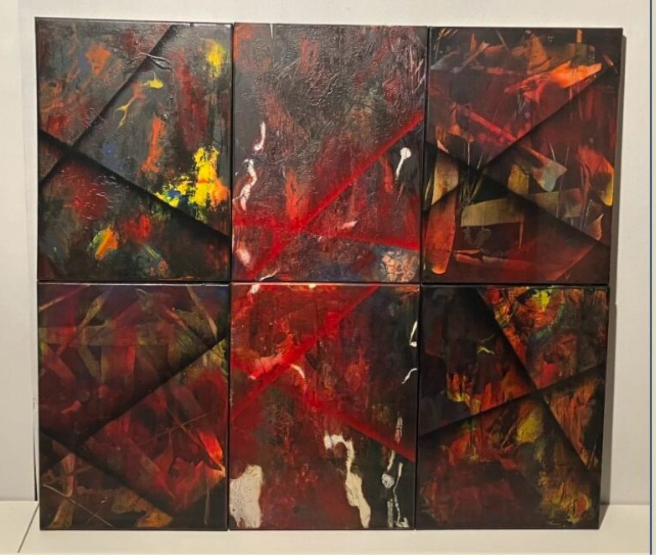 Akrylmaleri, Kim Sommer , motiv: Abstrakt | DBA