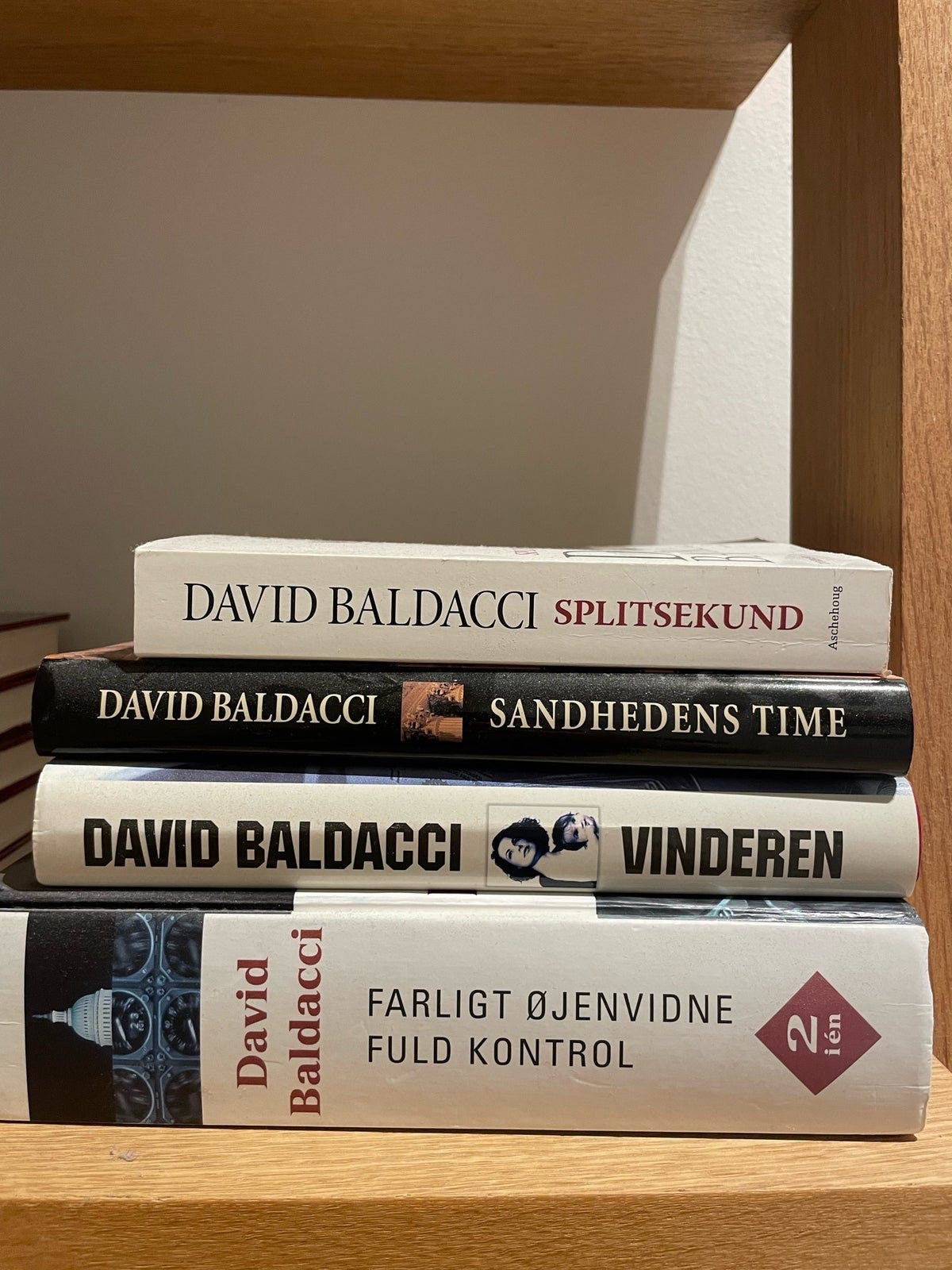 5 stk. titler, David Baldacci, genre: krimi og spænding | DBA