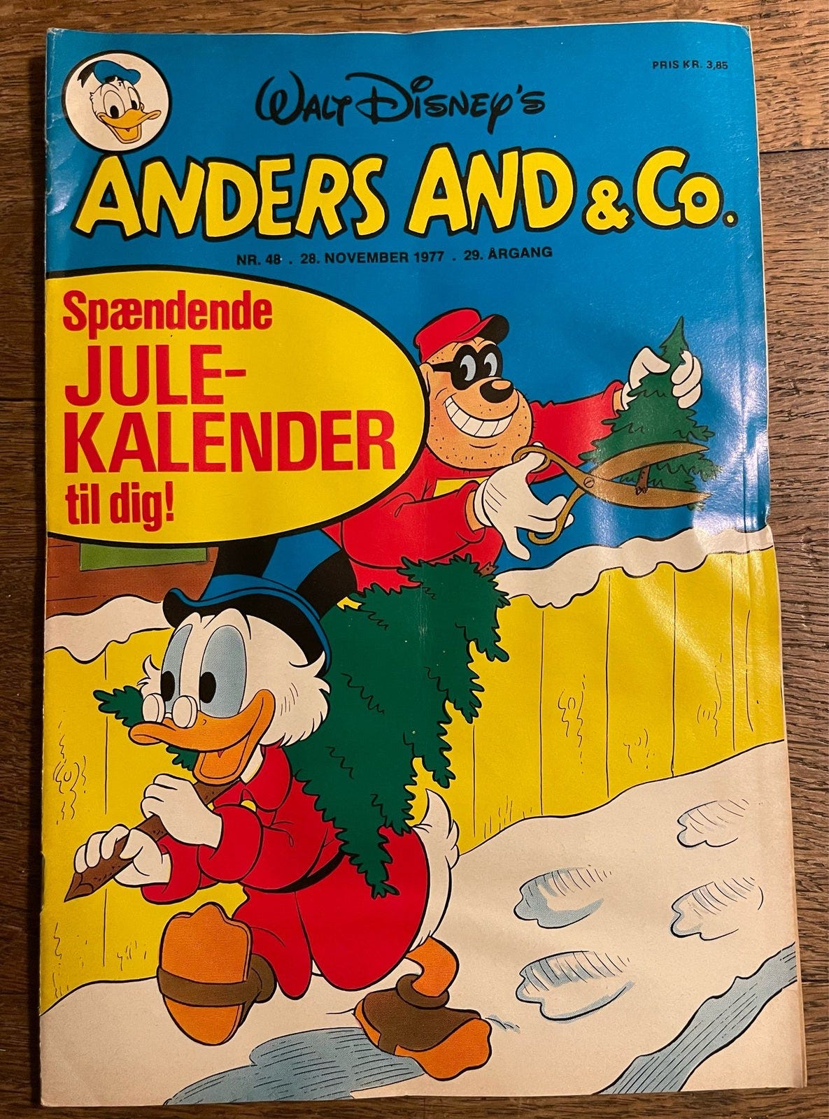 Anders And 1977 nr. 48 inkl. bagklap, Walt Disney, Tegneserie | DBA