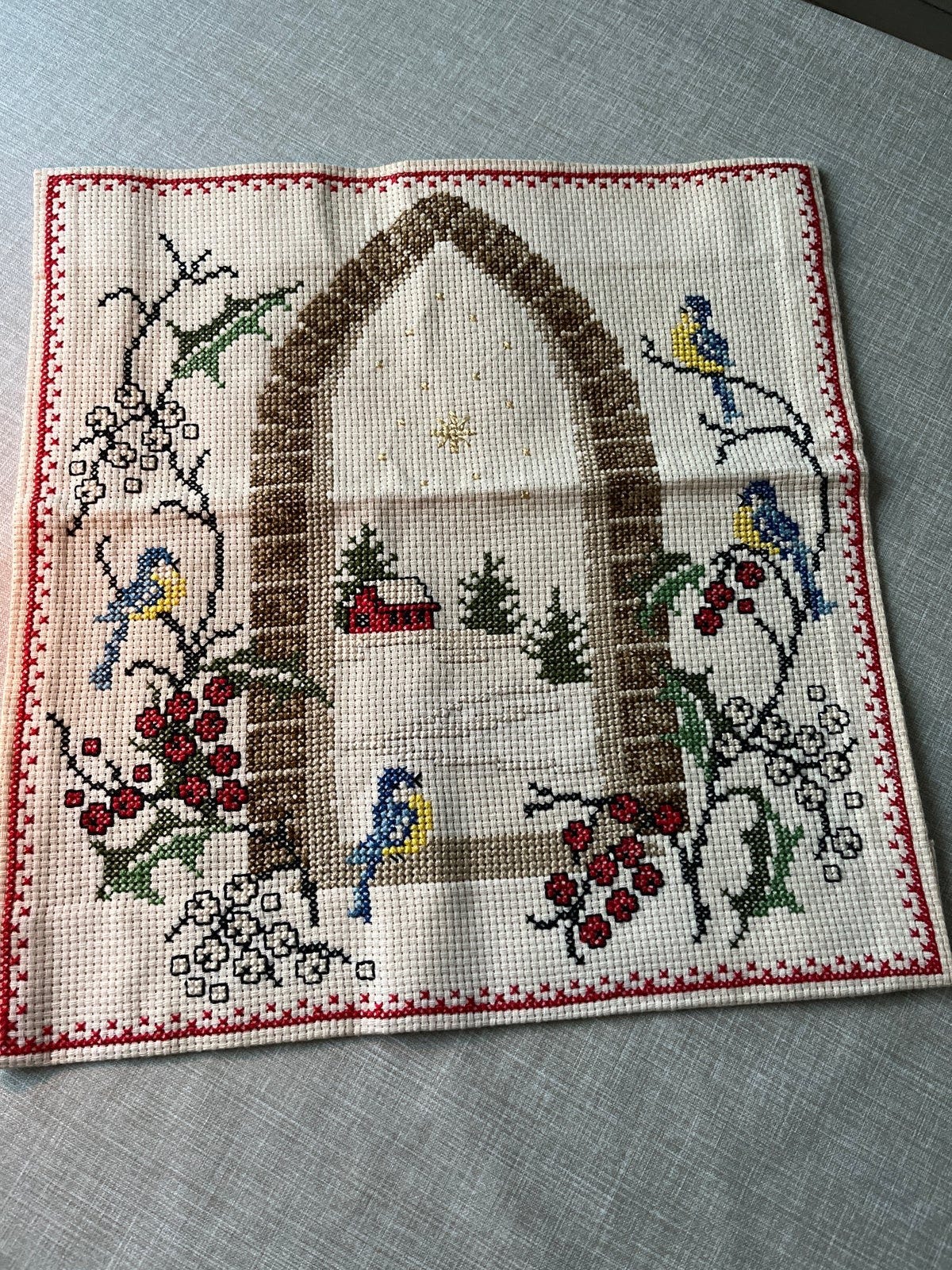 Juleophæng julebroderi broderi jul retrojul | DBA