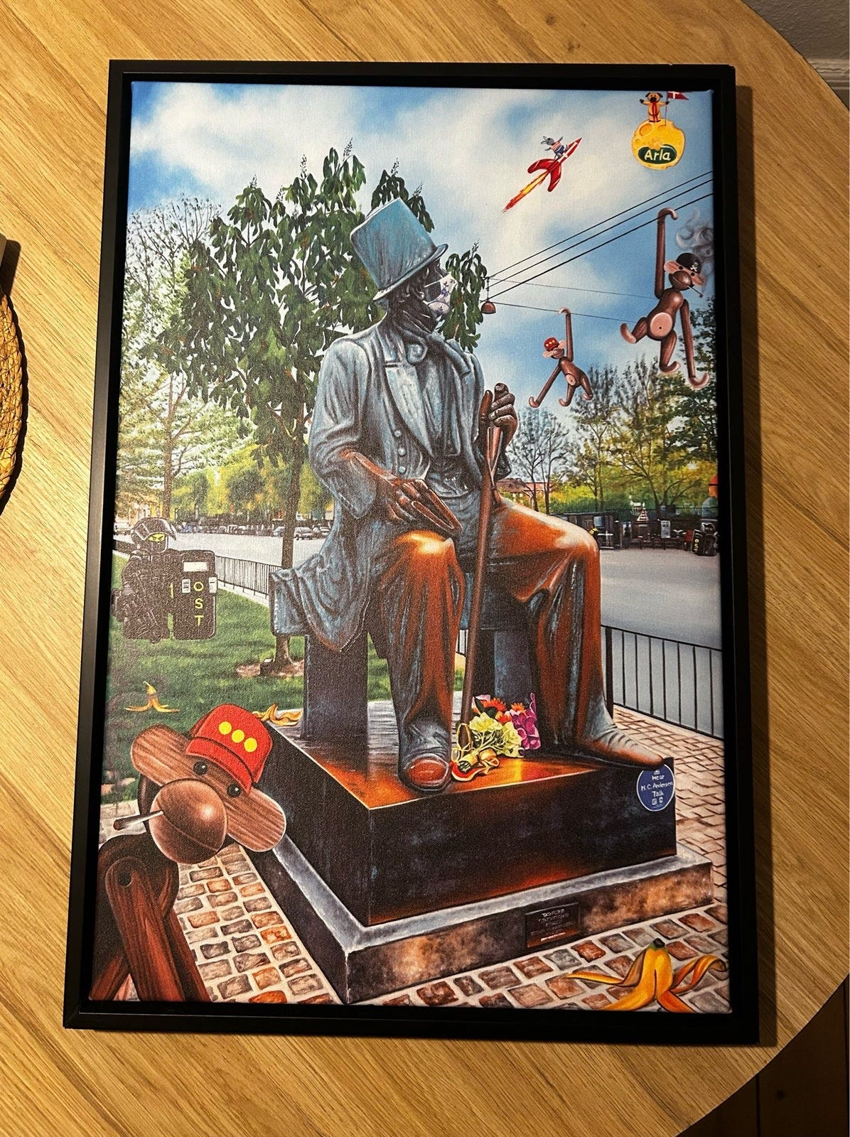 Tryk, Art Pusher, motiv: Hans Christian Andersen Monkey Business | DBA