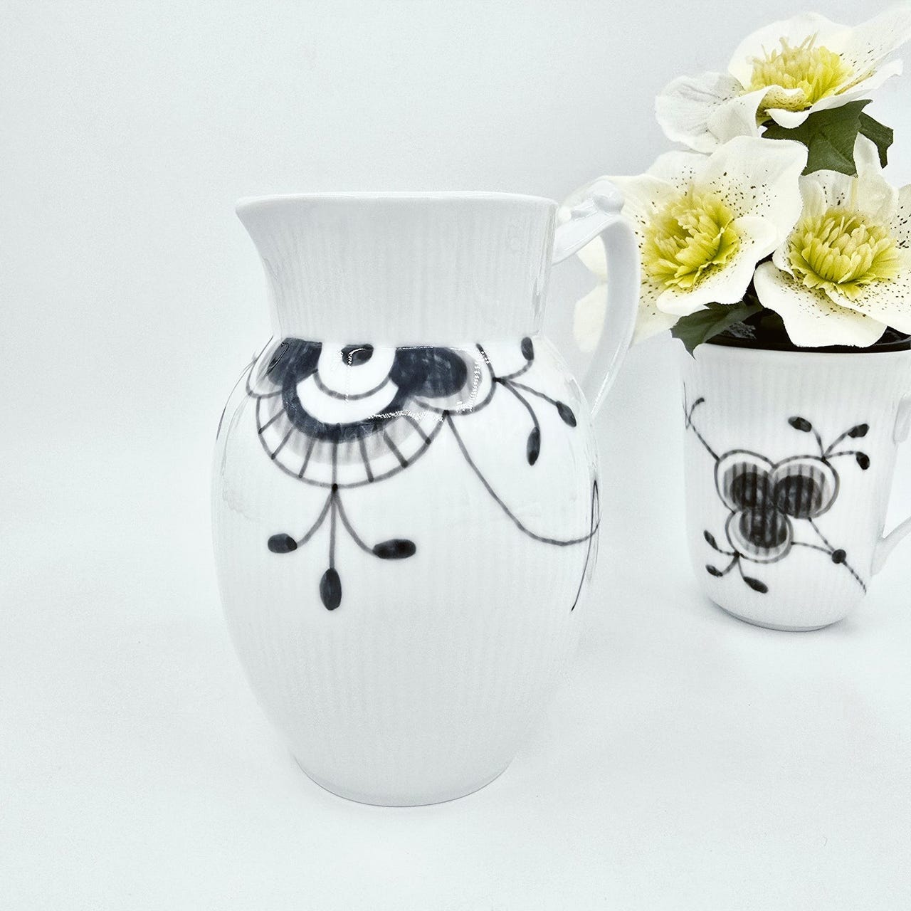 Sort Mega Riflet Kande 1 sortering Porcelæn | DBA