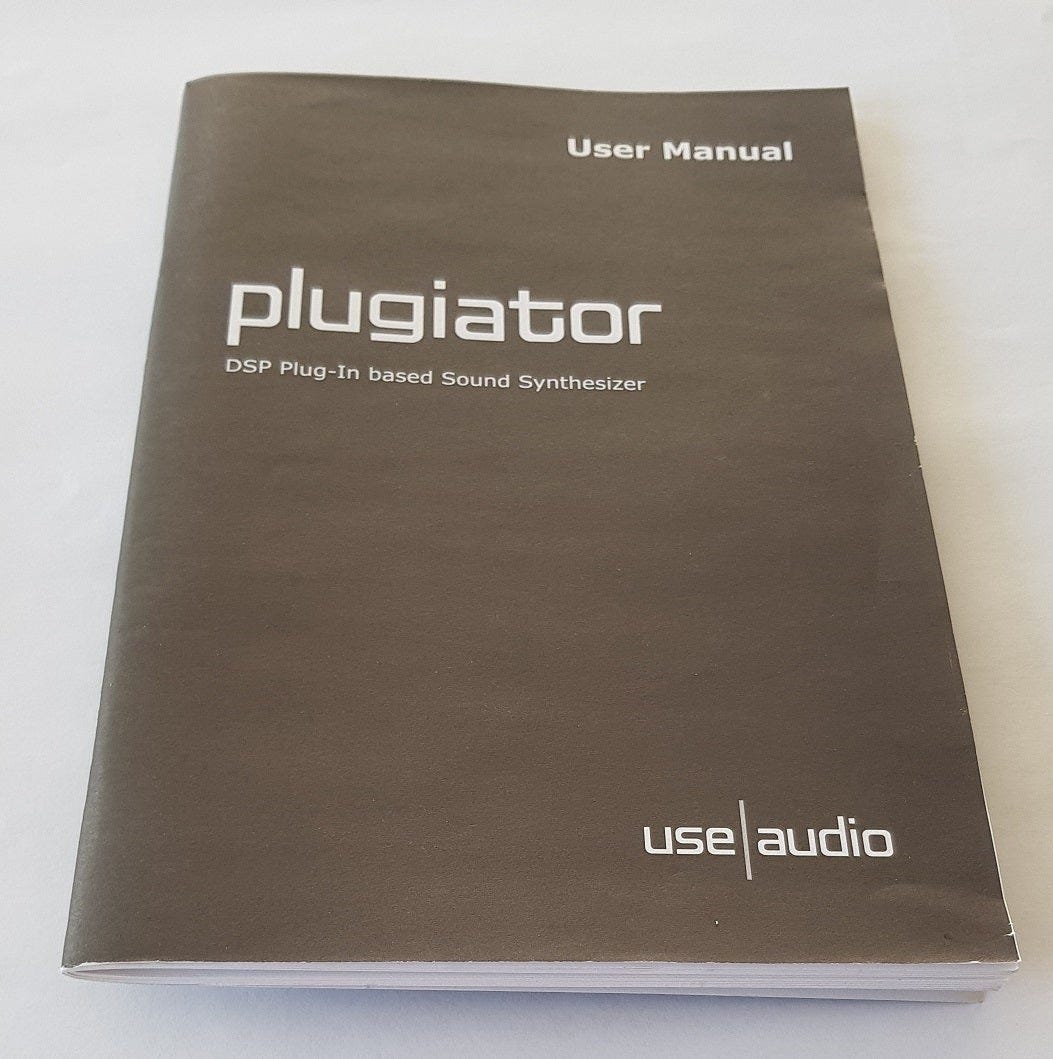 USER MANUAL, USE AUDIO PLUGIATOR-USER MANUAL | DBA